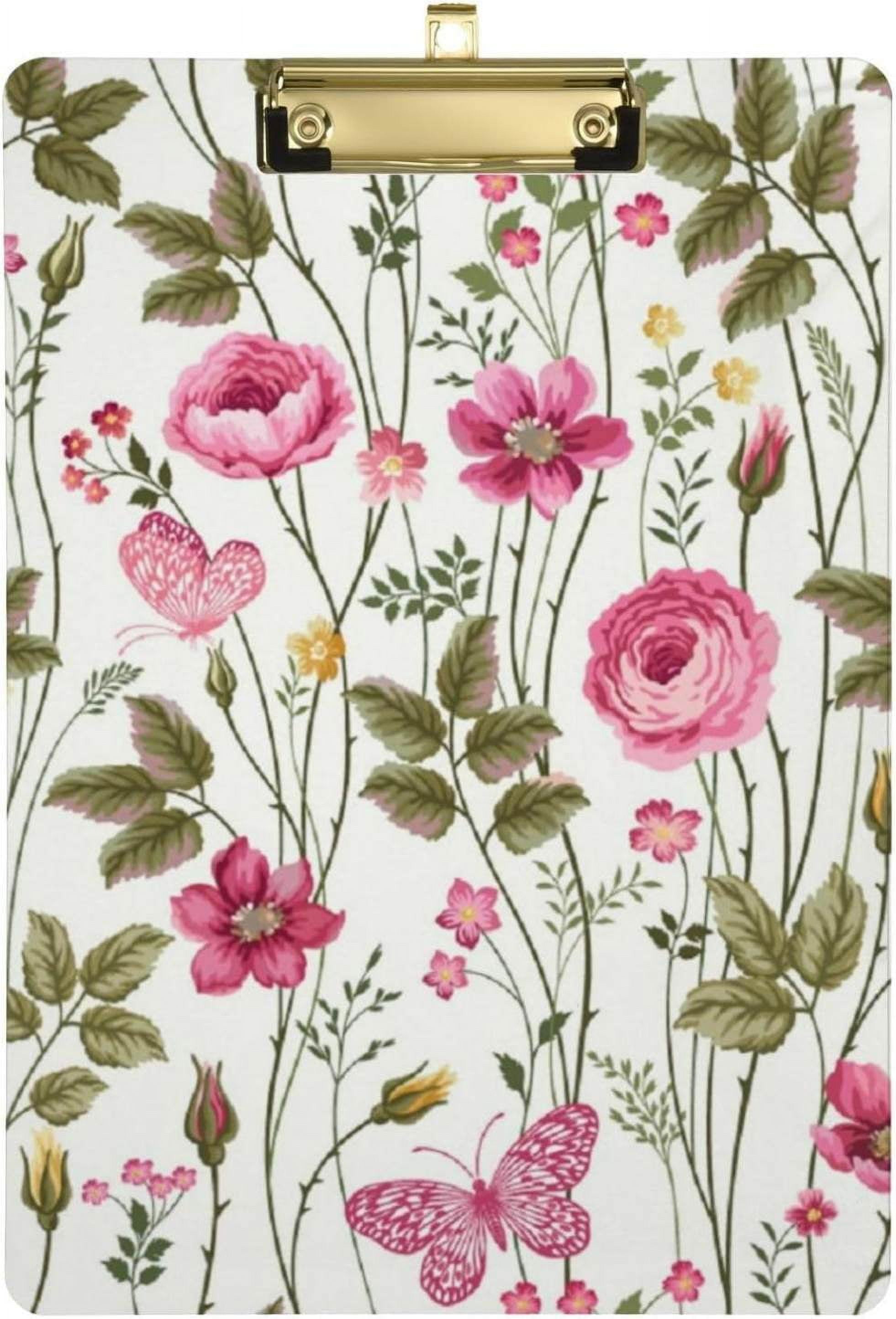 Coolnut Herb Wild Flower Clipboard, Acrylic Standard A4 Letter Size ...