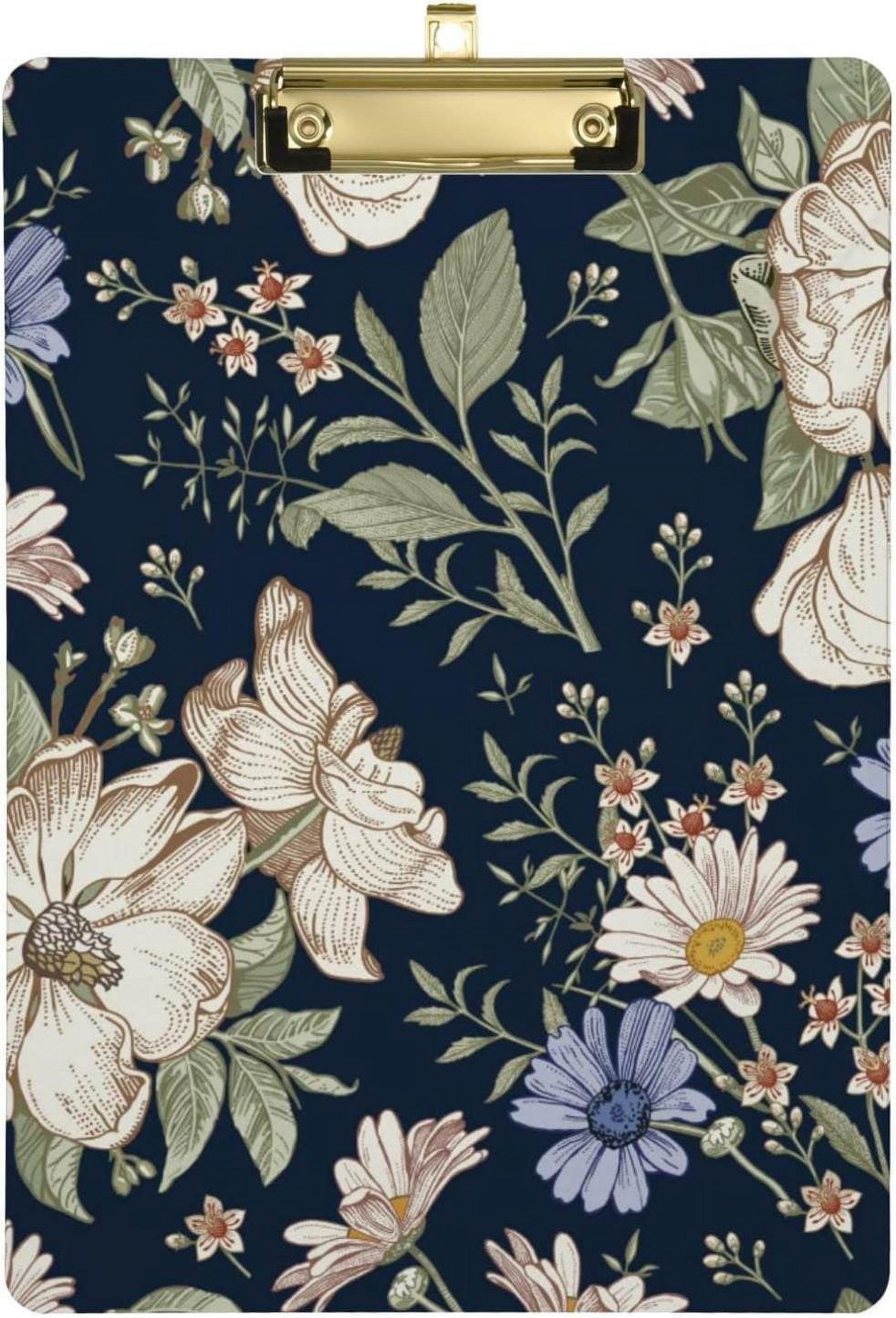 Coolnut Herb Wild Flower Clipboard, Acrylic Standard A4 Letter Size ...