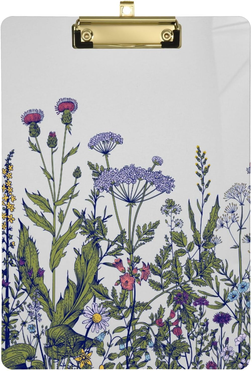 Coolnut Herb Wild Flower Clipboard, Acrylic Standard A4 Letter Size ...