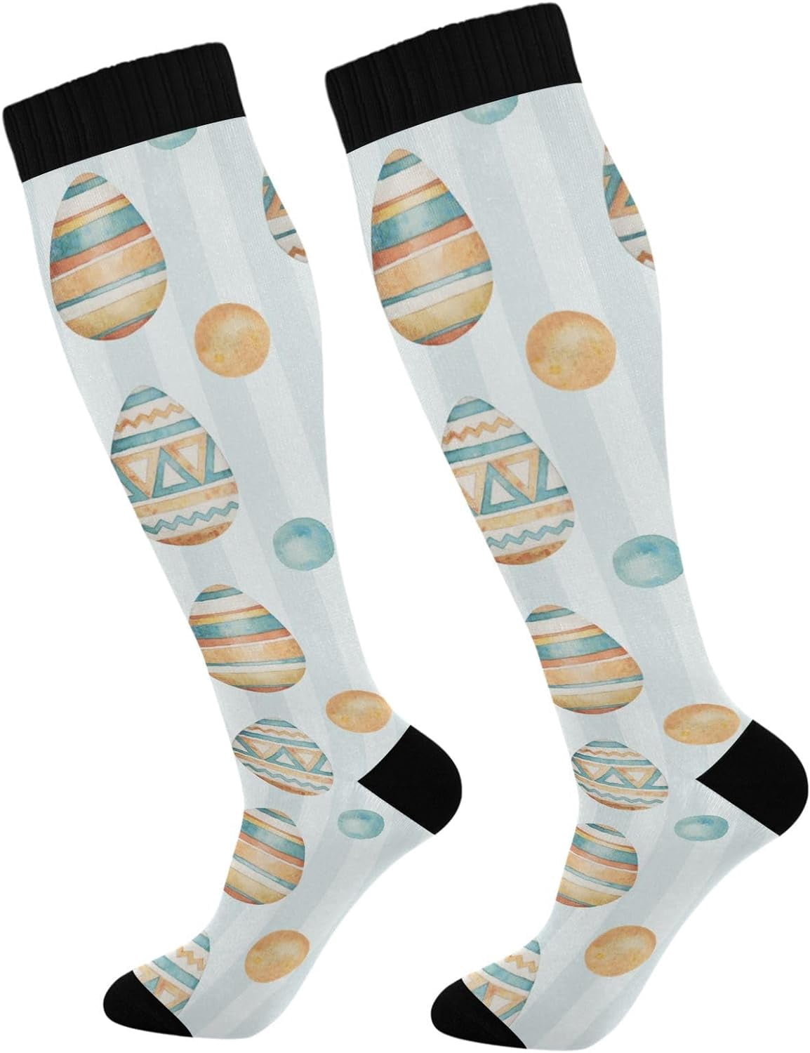 Coolnut High Elasticity Compression Socks, High Knee Socks Adult ...