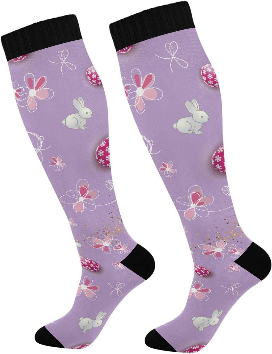 High Elasticity Compression Socks, High Knee Socks Adult Universal ...