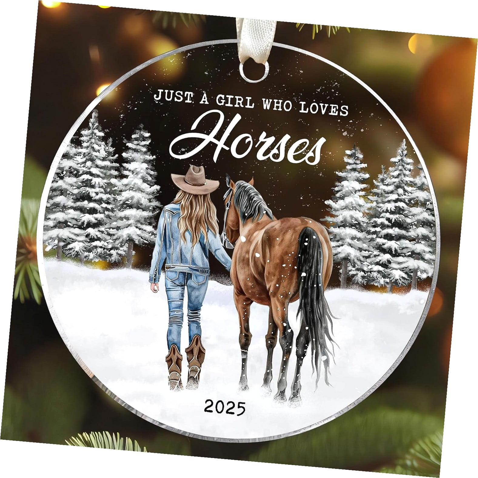 Coolnut Horse Ornaments for Christmas Tree Horse Ornament 2025 Horses ...