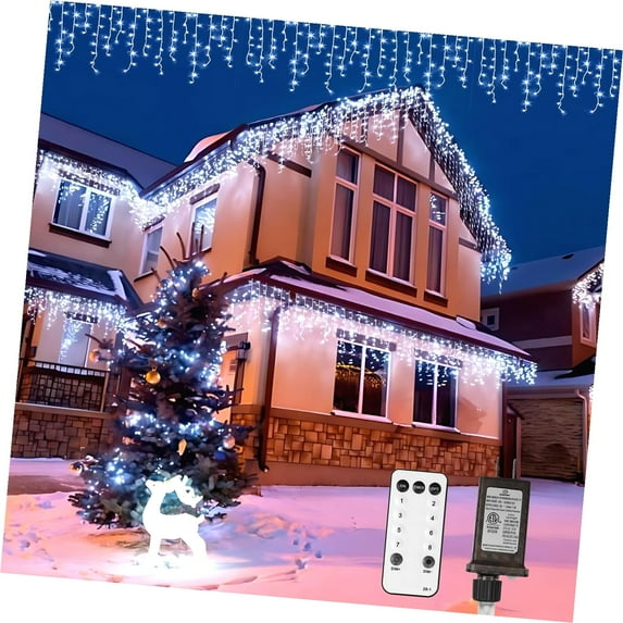Coolnut Icicle Lights for , 39.4-Foot 400 Christmas Lights with Timer ...