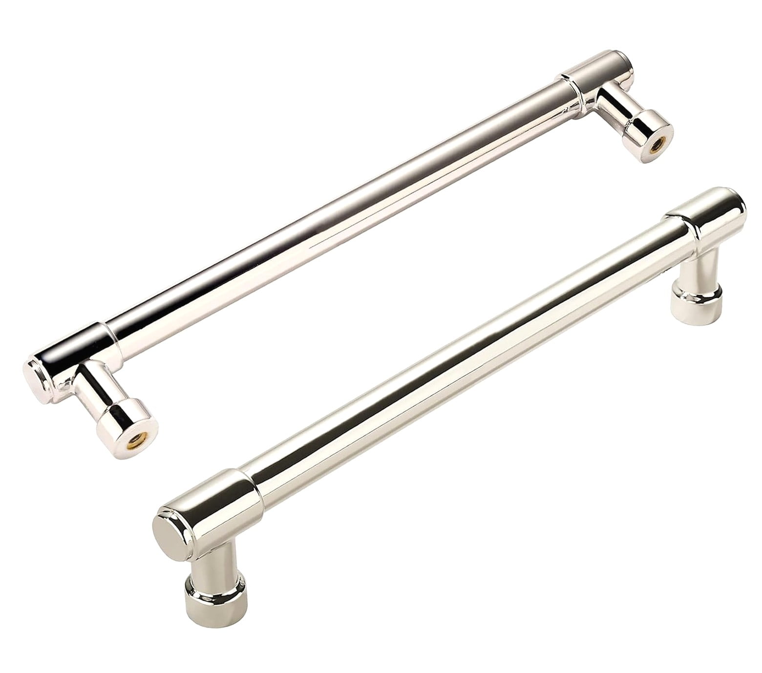 Coolnut Jasper Pulls 2 Pack Polished Nickel Cabinet Pulls 10 Inch Hole ...