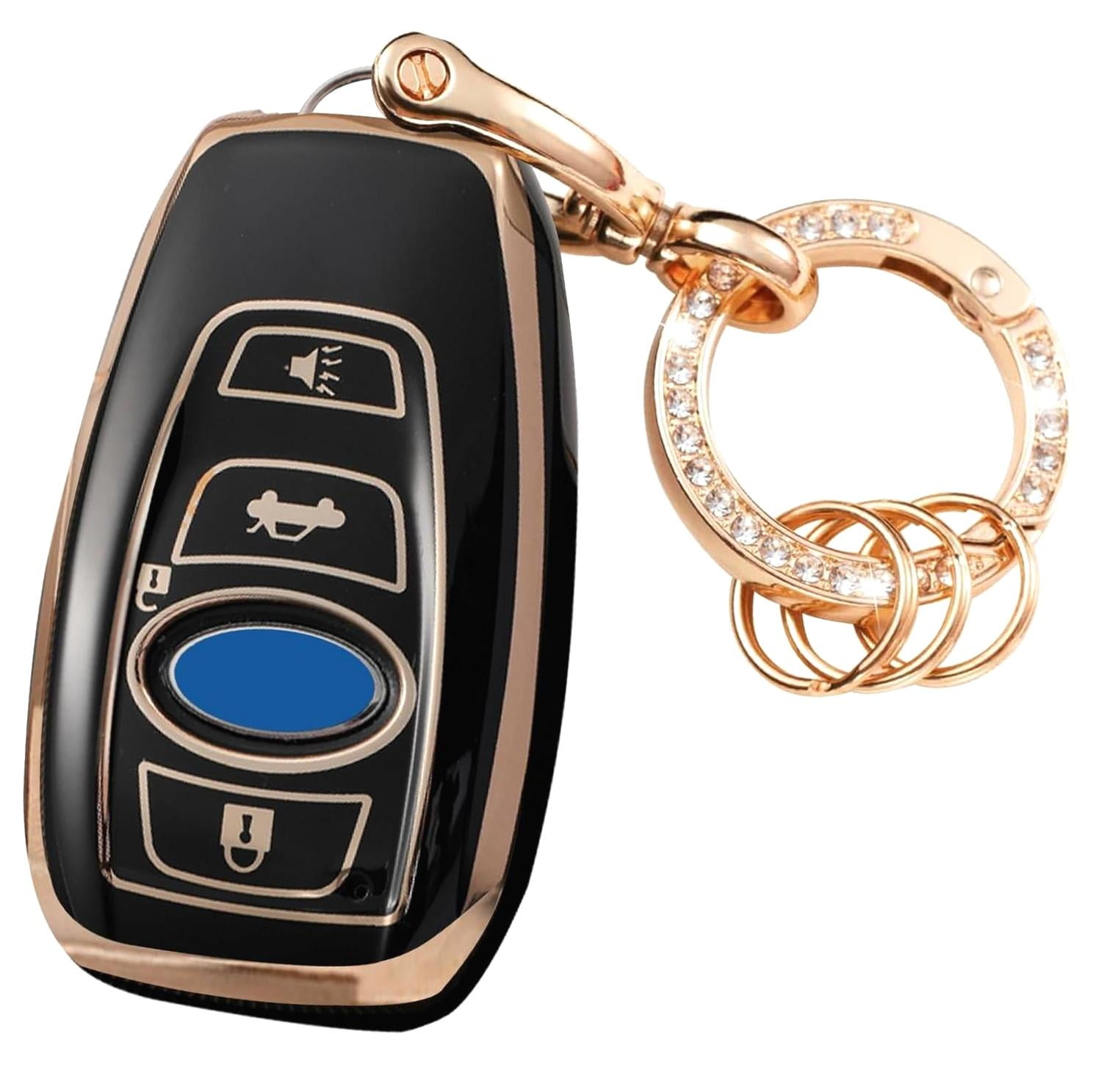 Coolnut Key Fob Cover with Metal Keychain, For Forester CrossTrek ...