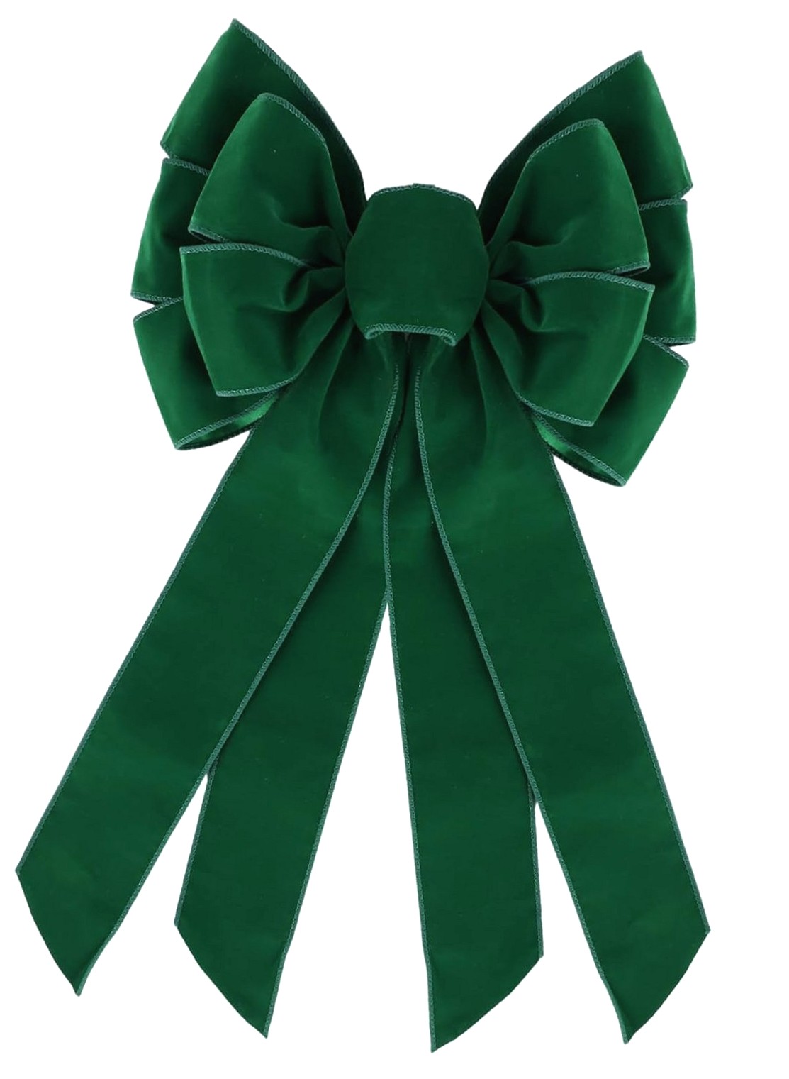 Coolnut Large Velvet Christmas Wreath Bow, 11 * 21" Xmas Premade Velvet ...