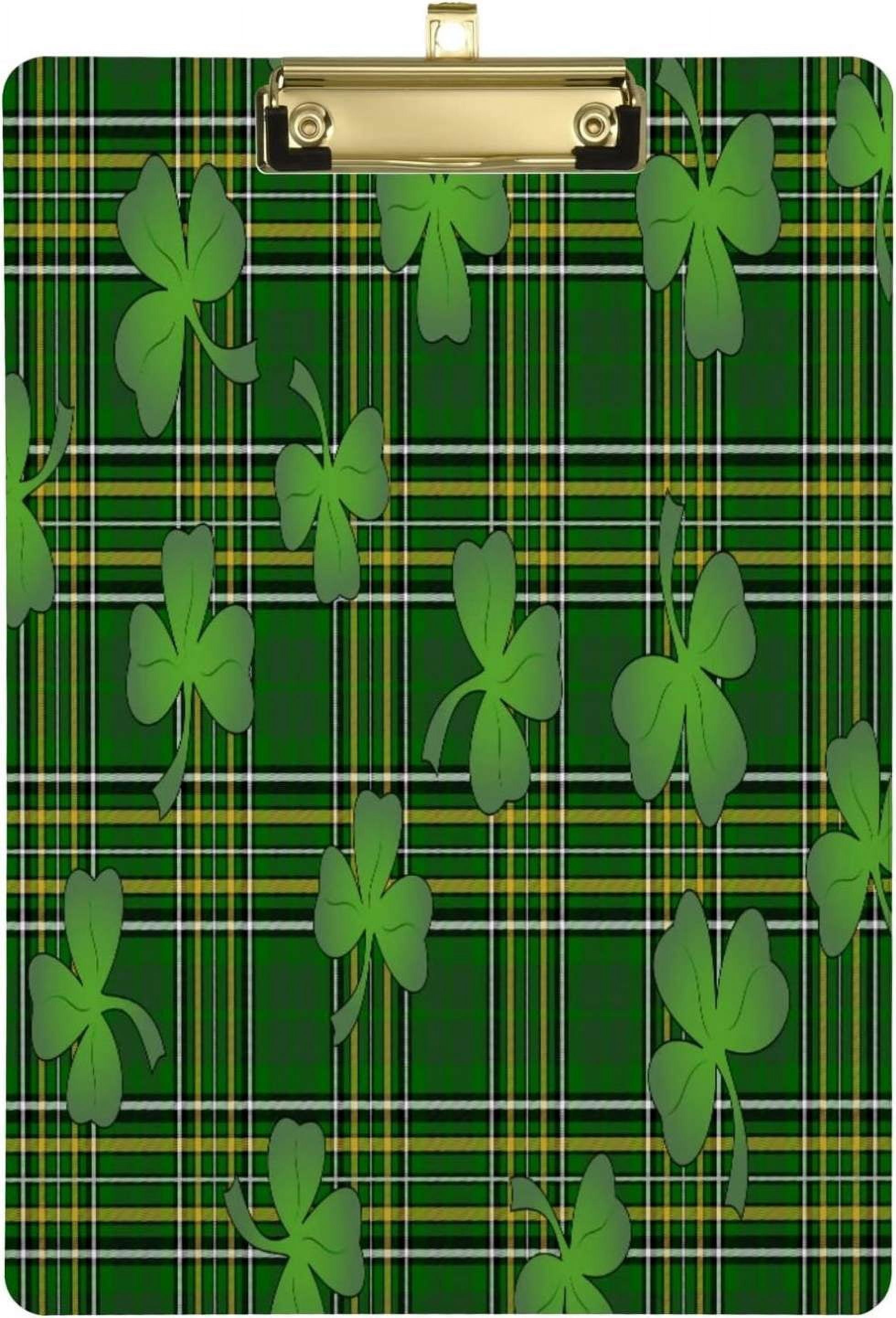 Coolnut Lattice Clover 12.5"x9" Clipboard, Acrylic Fashion Letter A4 ...