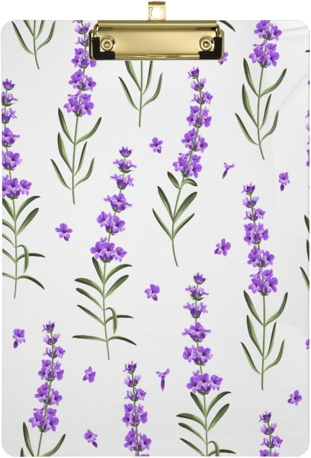 Coolnut Lavender Flower Clipboard, Acrylic Standard A4 Letter Size Clip ...