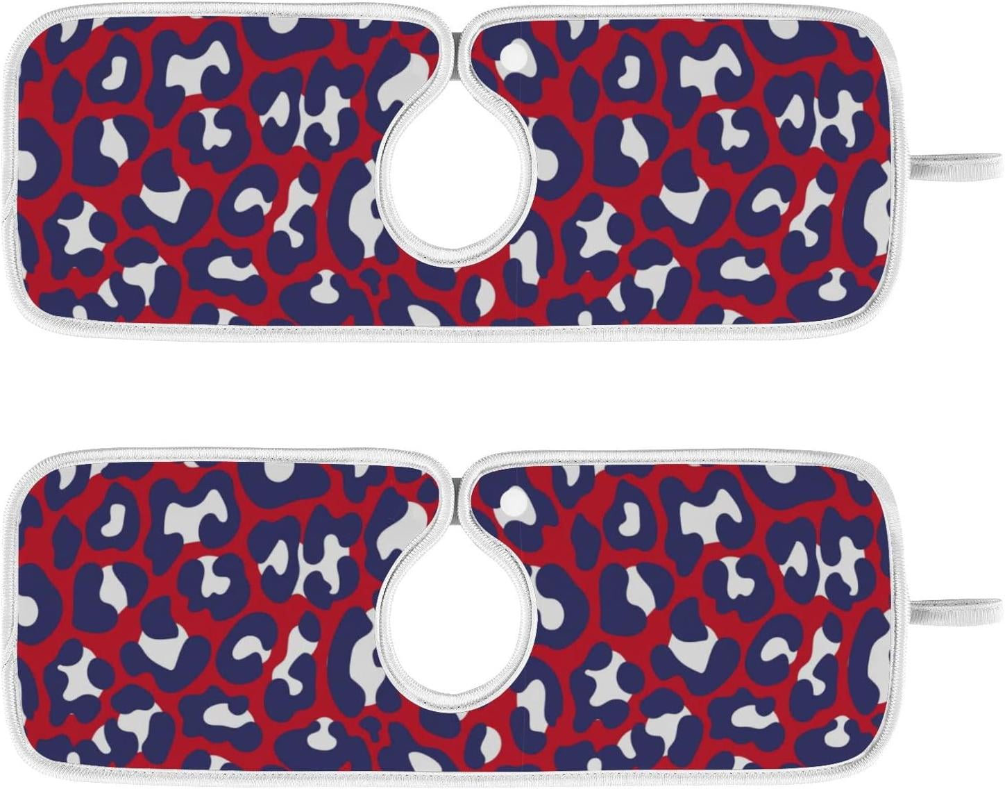 Coolnut Leopard Usa Colors Happy Independence Day 2PCS Faucet Absorbent ...