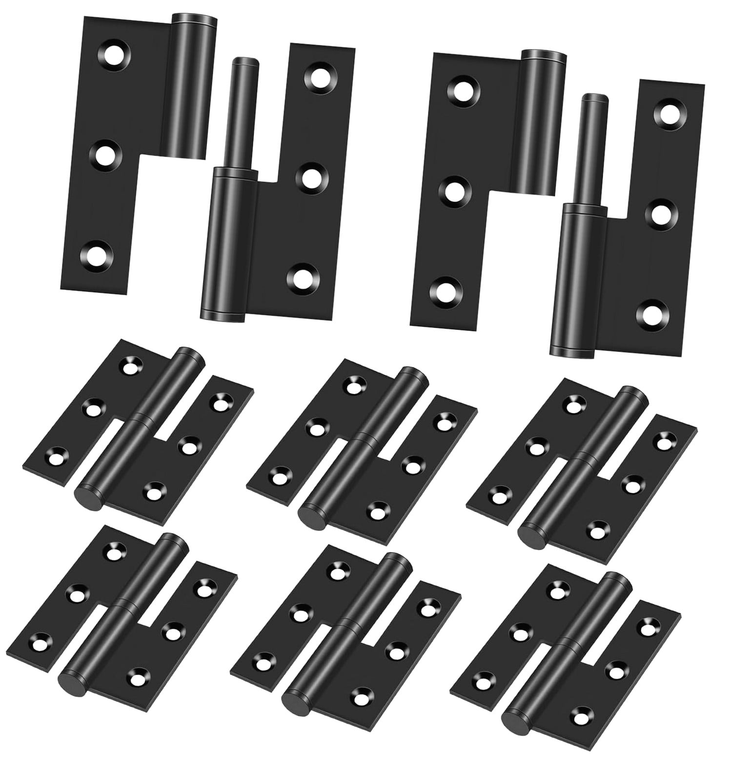Coolnut Lift Off Hinge 3IN Door Hinges, 6 Pack, Right, Steel Hinge ...