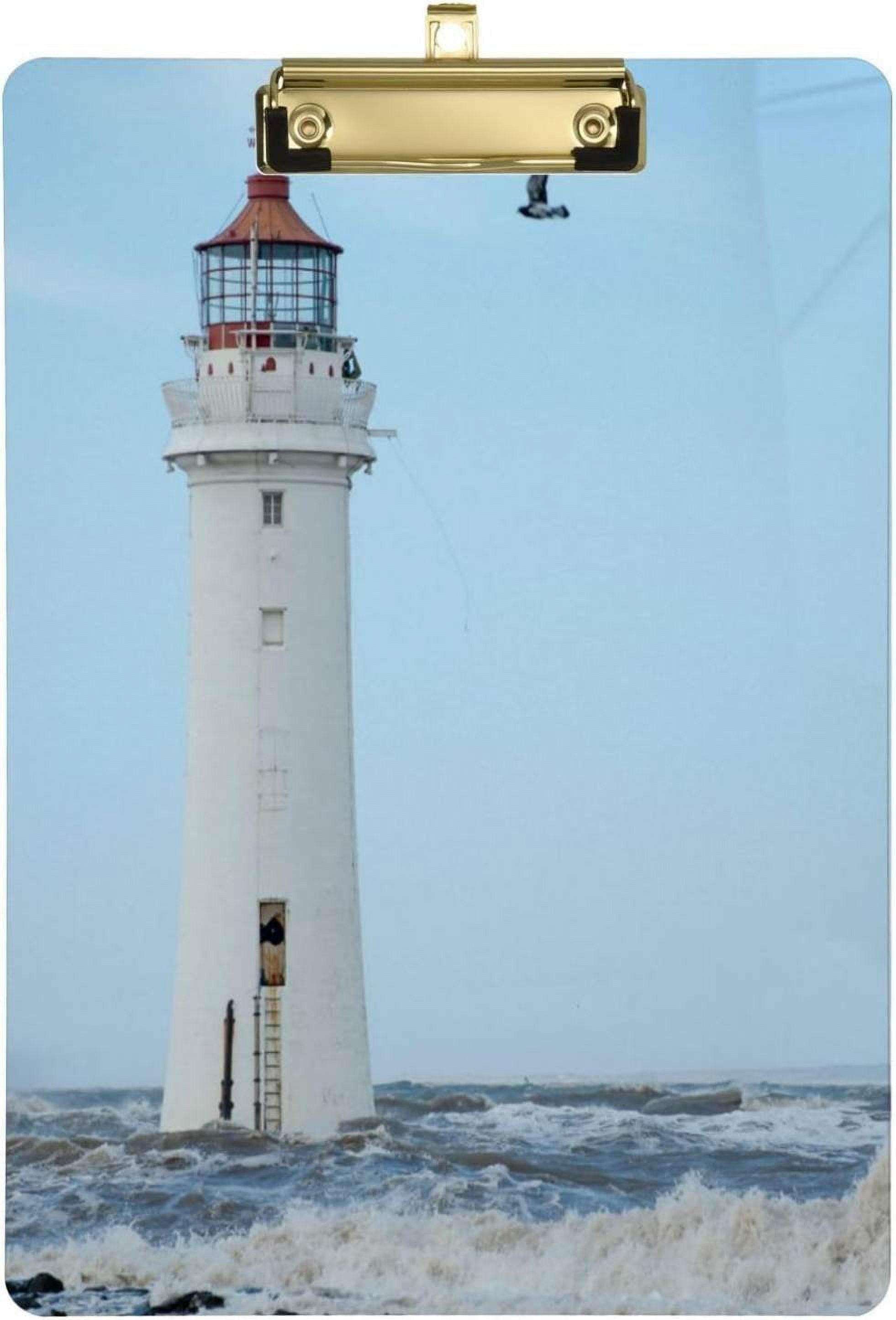 Coolnut Lighthouse Clipboard, Acrylic Standard A4 Letter Size Clip ...