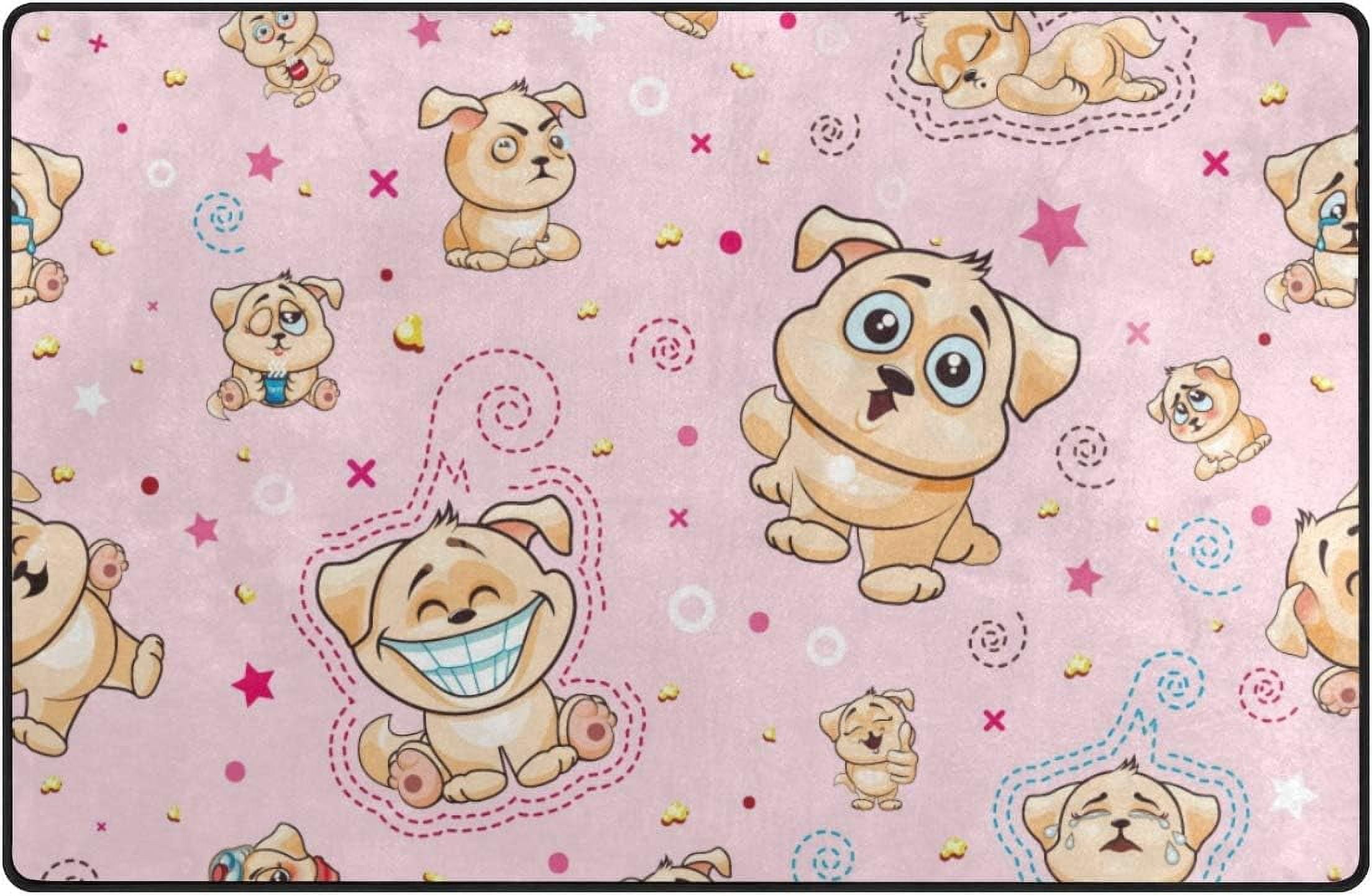 Coolnut Lightweight Non Slip Nursery Area Rugs Kids Playing Mats for ...