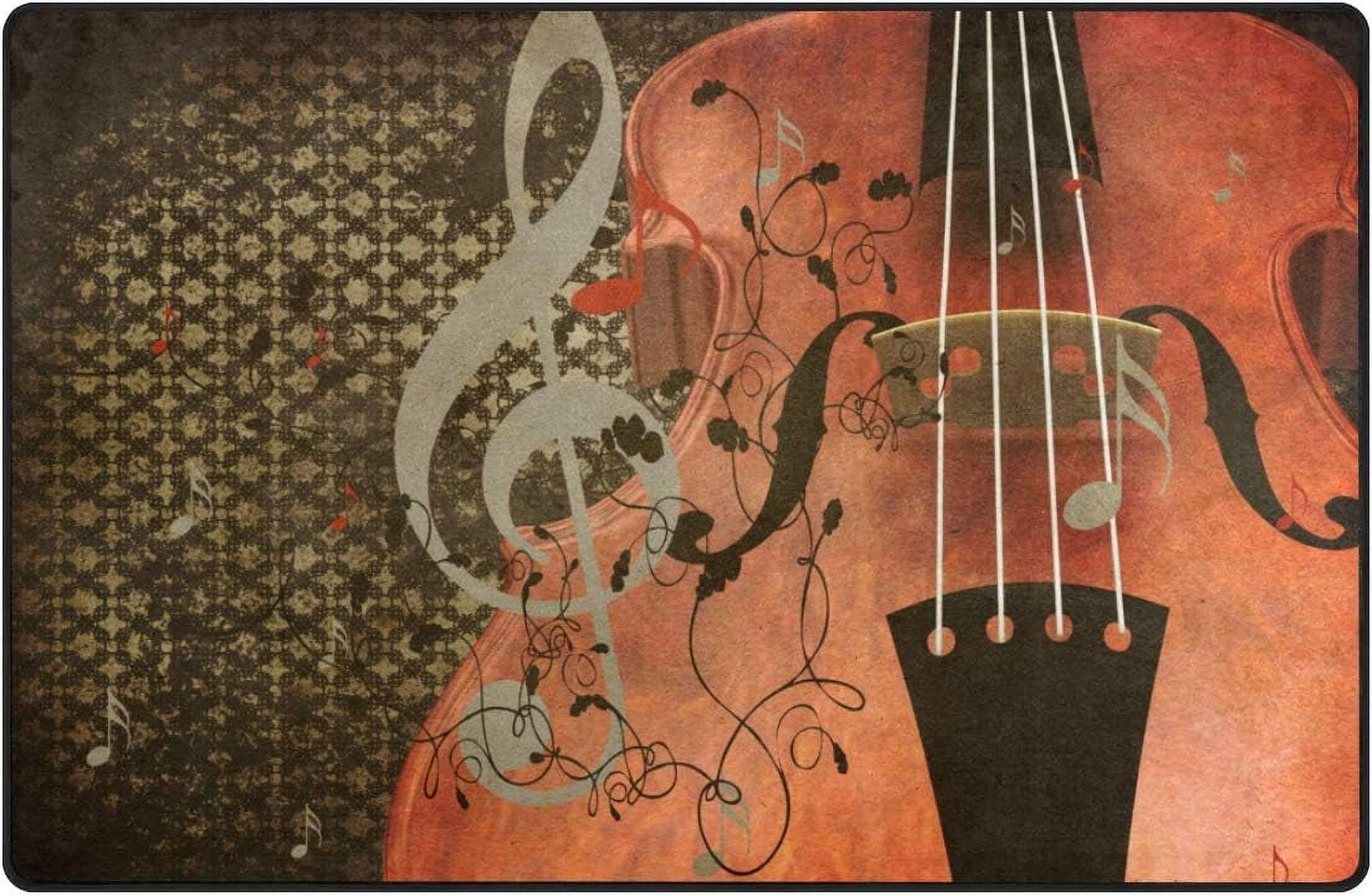 Coolnut Lightweight Soft Area Rugs 60 x 39 inch (5'x 3'3"), Abstract ...