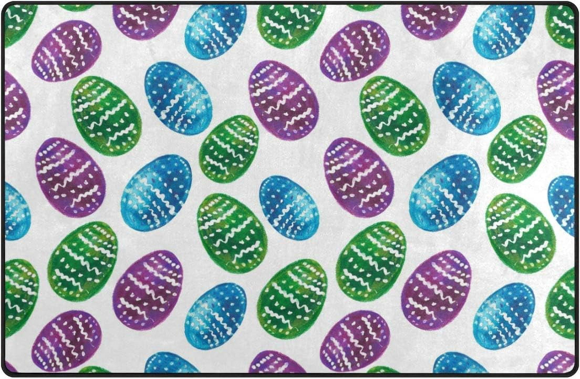 Coolnut Lightweight Soft Area Rugs 60 x 39 inch (5'x 3'3"), Colorful ...