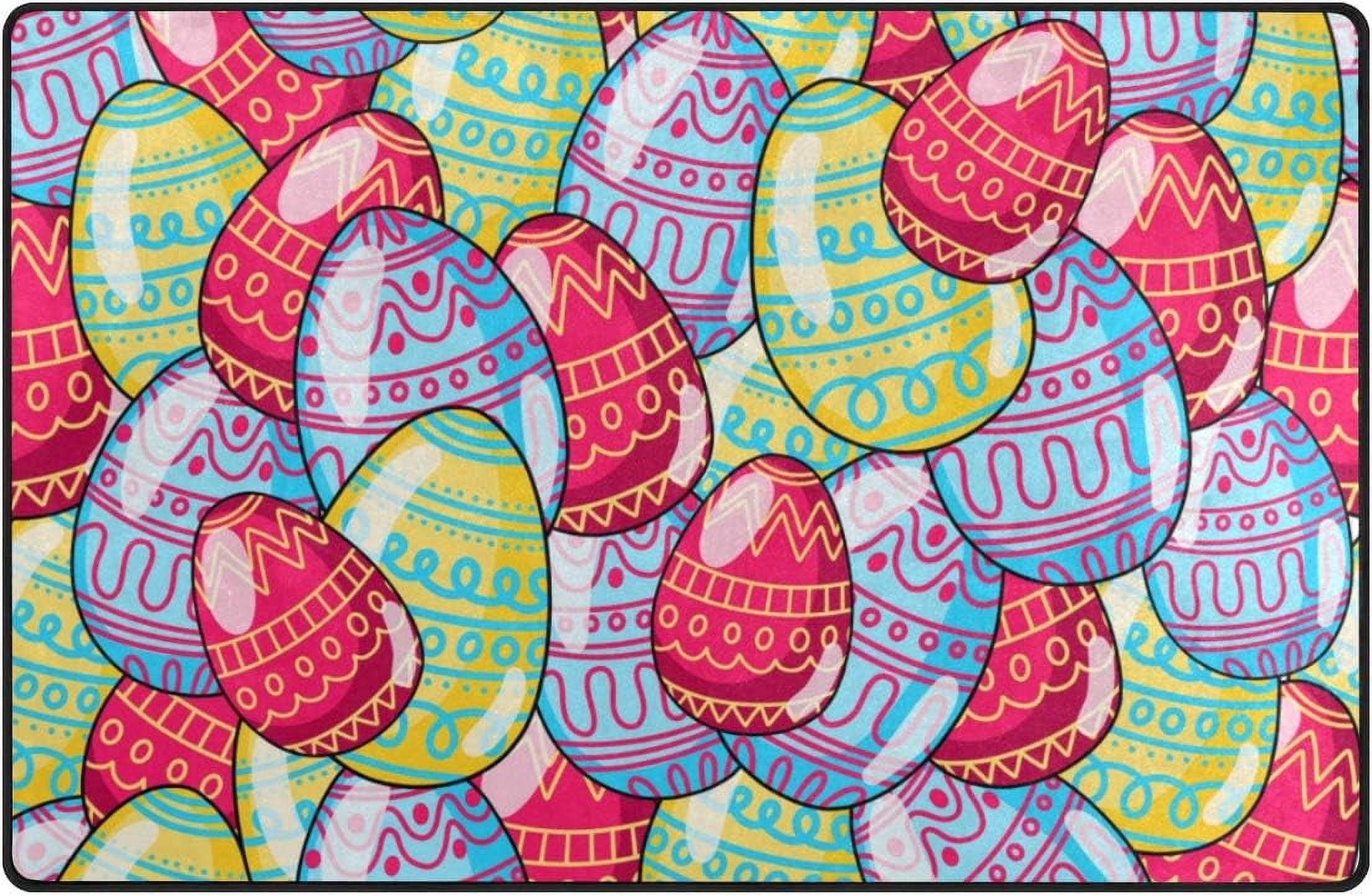 Coolnut Lightweight Soft Area Rugs 60 x 39 inch (5'x 3'3"), Colorful ...