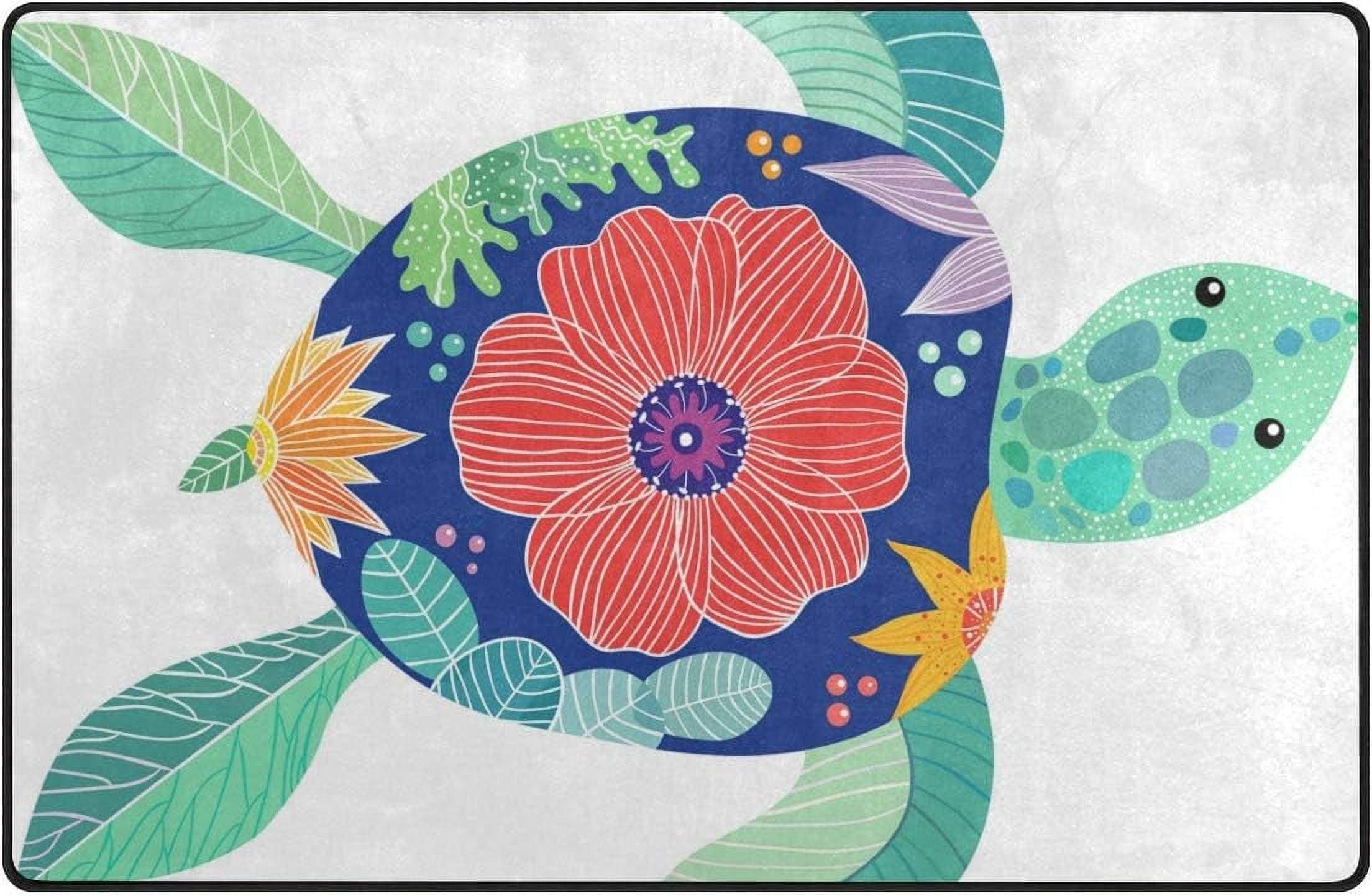 Coolnut Lightweight Soft Area Rugs 60 x 39 inch (5'x 3'3"), Ethnic ...