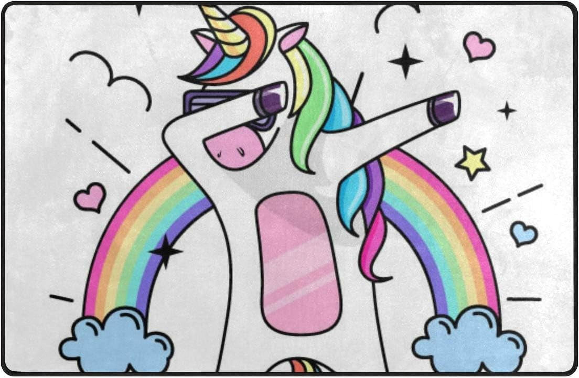 Coolnut Lightweight Soft Area Rugs 60 x 39 inch (5'x 3'3"), Fantasy ...