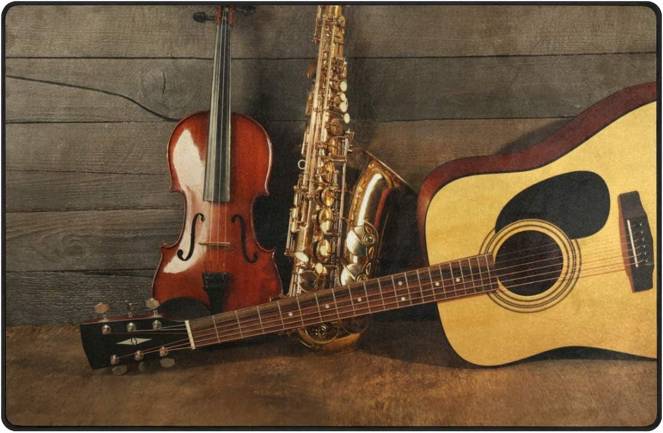 Coolnut Lightweight Soft Area Rugs 60 x 39 inch (5'x 3'3"), Musical ...