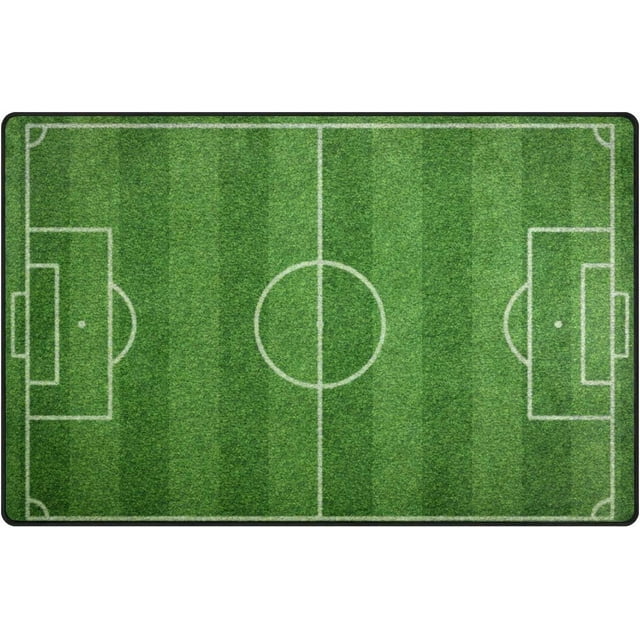 Coolnut Lightweight Soft Area Rugs 60 x 39 inch (5'x 3'3"), Soccer ...