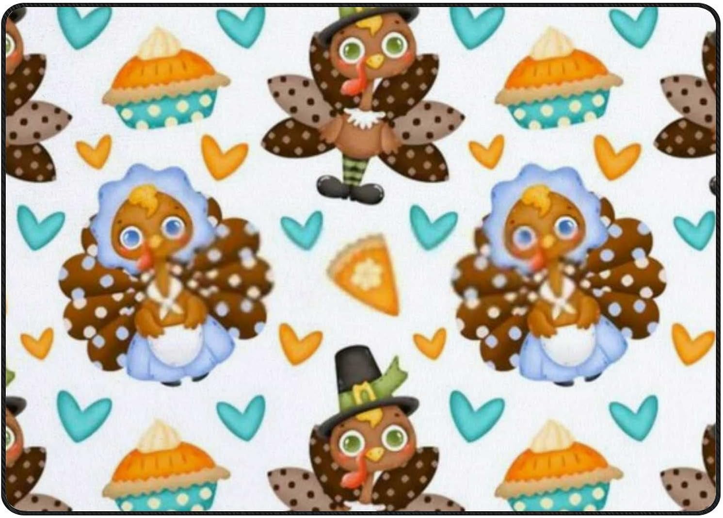 Coolnut Lightweight Soft Area Rugs 60 x 39 inch (5'x 3'3 ...