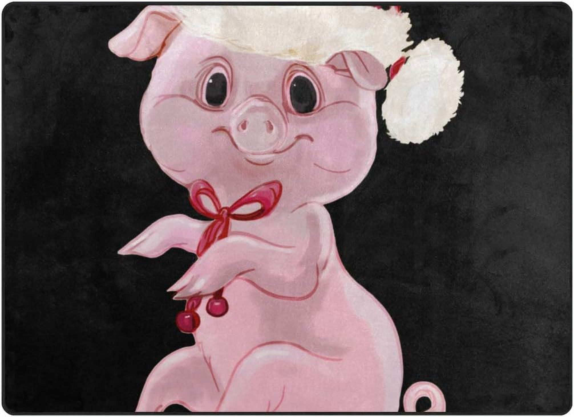 Coolnut Lightweight Soft Area Rugs, 80 x 58 inch（6'8" x 4'10"） Cute New ...