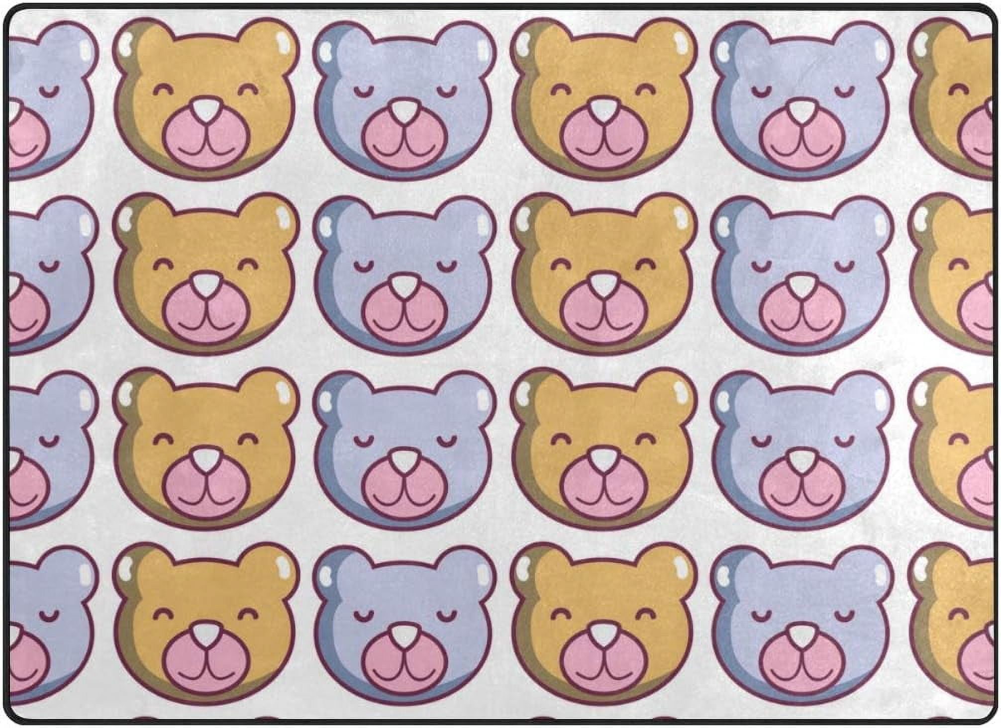 Coolnut Lightweight Soft Area Rugs, 80 x 58 inch（6'8" x 4'10"） Cute ...