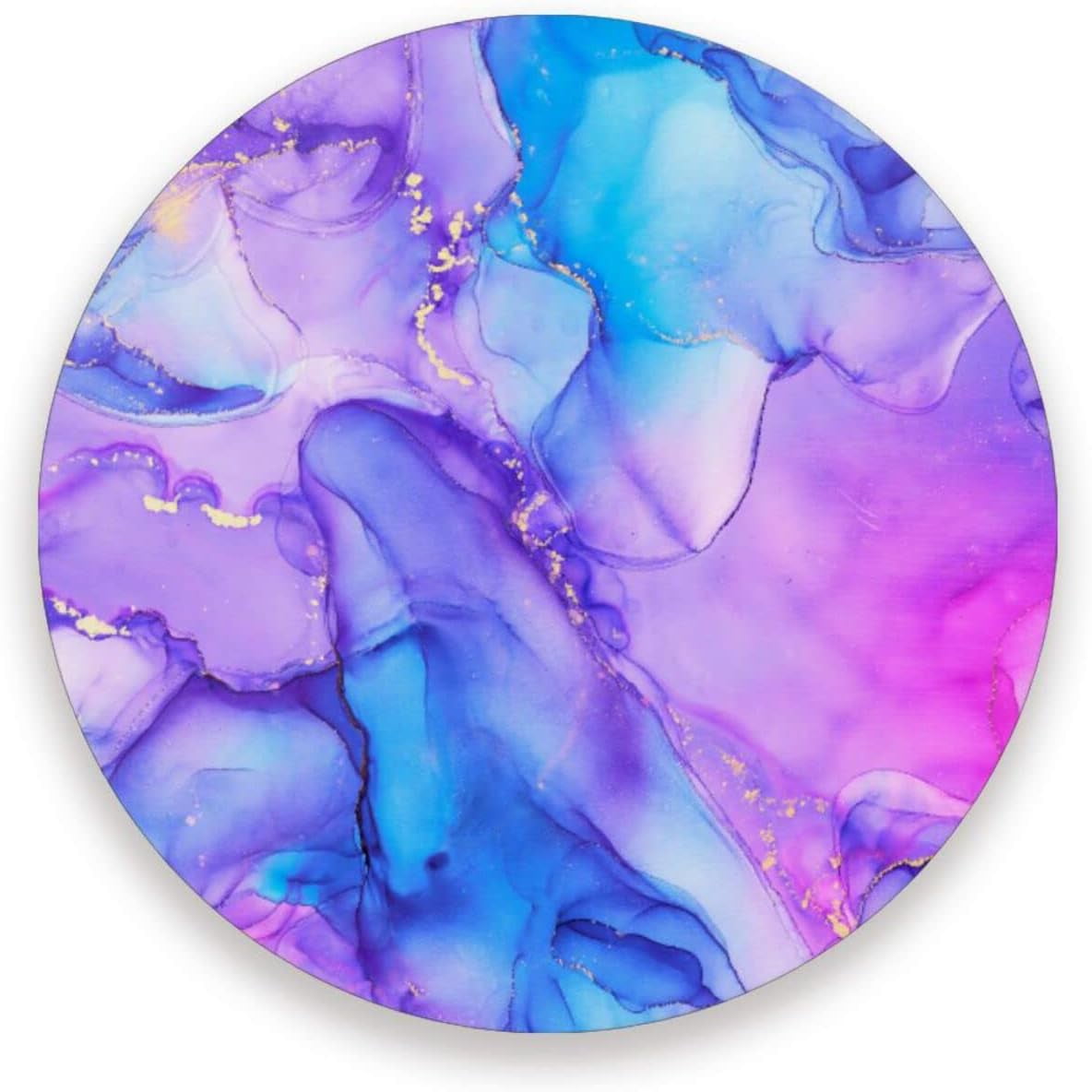 Coolnut Luxury Marble Texture Coasters for Drinks Set of 4, Absorbent ...