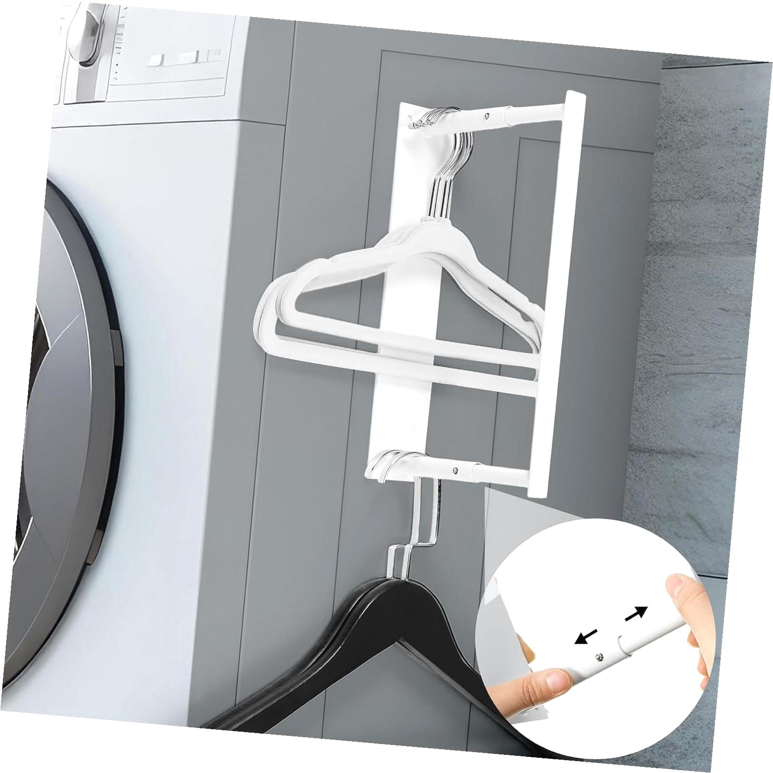 Coolnut Magnetic Hanger Organizer, Retractable Space Saving Holder ...