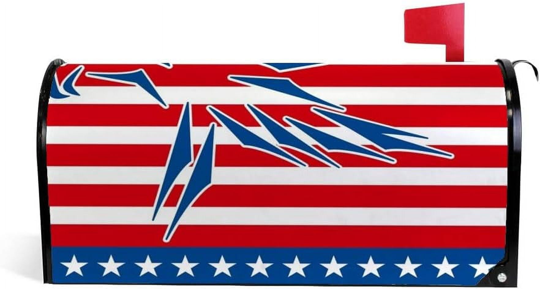 Coolnut Mailbox Cover American Patriotic Design with Eagle Post Mail ...