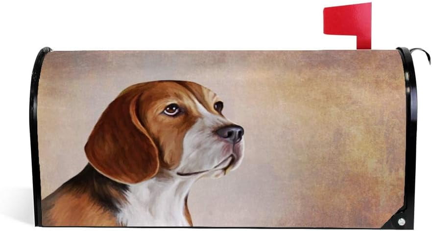 Coolnut Mailbox Covers Magnetic Oversize Dog Beagle Portrait Seasonal ...