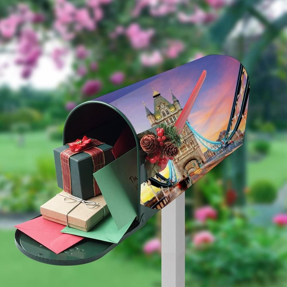 Coolnut Mailbox Covers, Magnetic Standard Size Rainbow London Tower ...