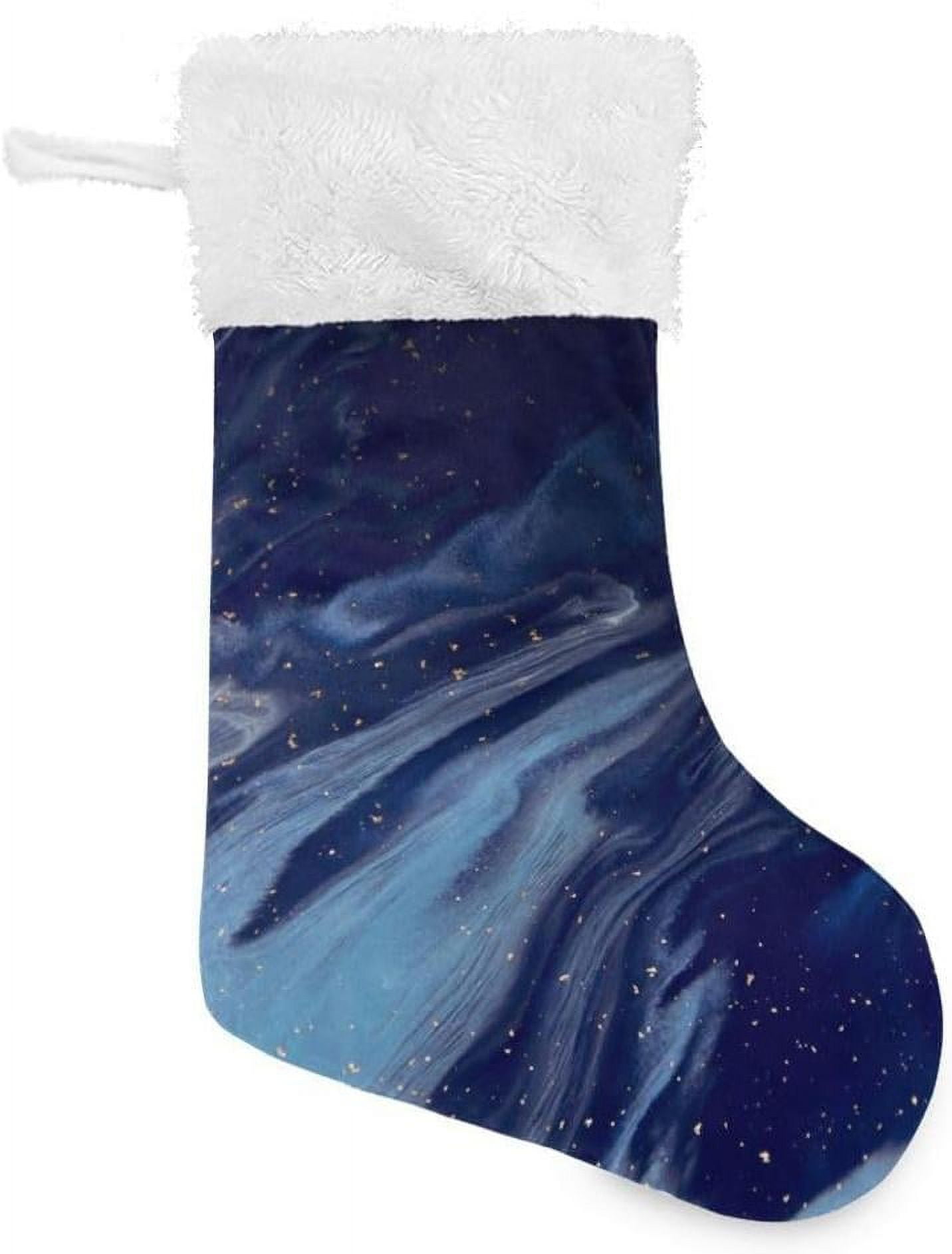 Coolnut Marble Christmas Stocking, Personalized Large Candy Stocking ...