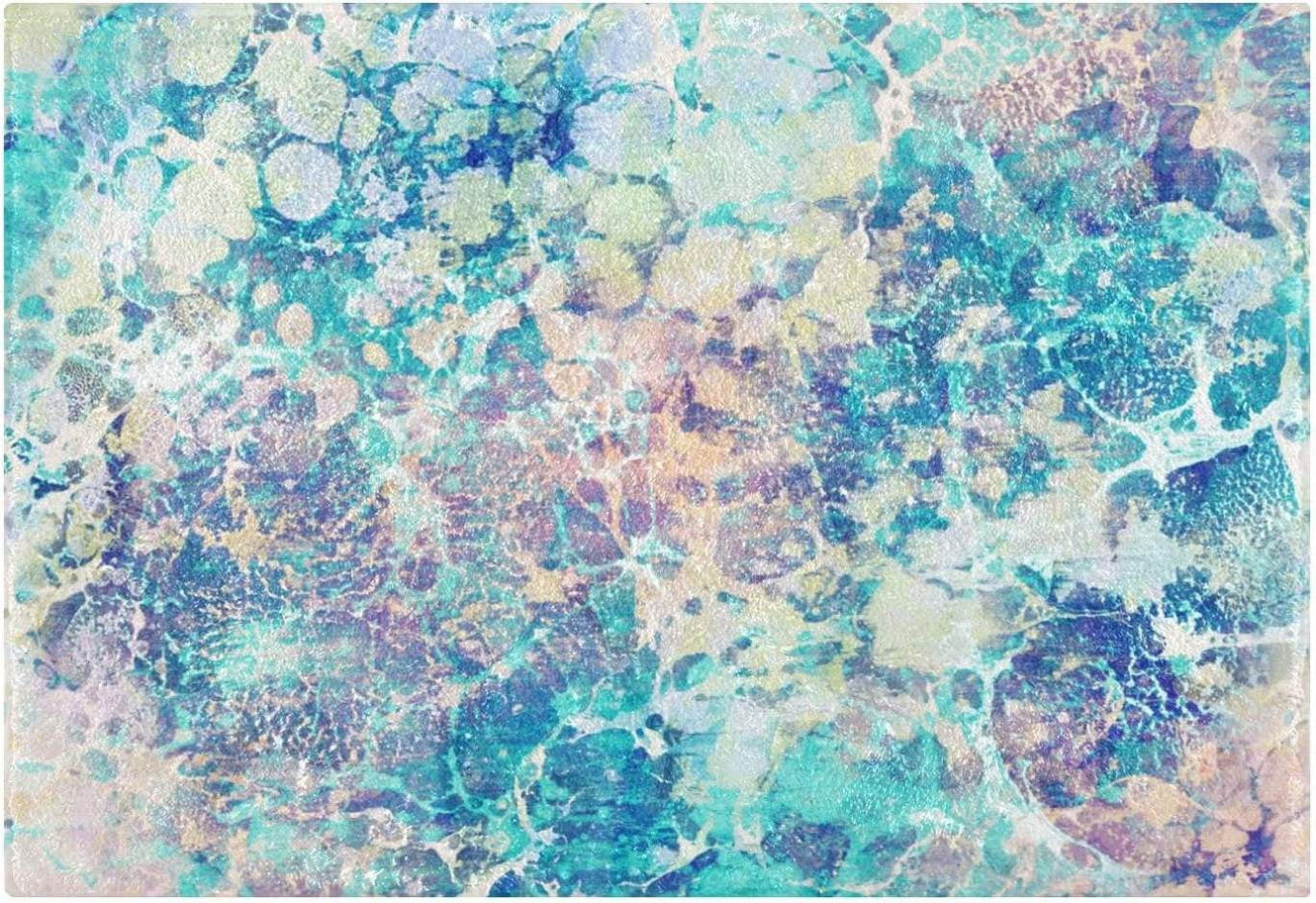 Coolnut Marble Colored Texture High Absorbent U-Shaped Contour Toilet ...