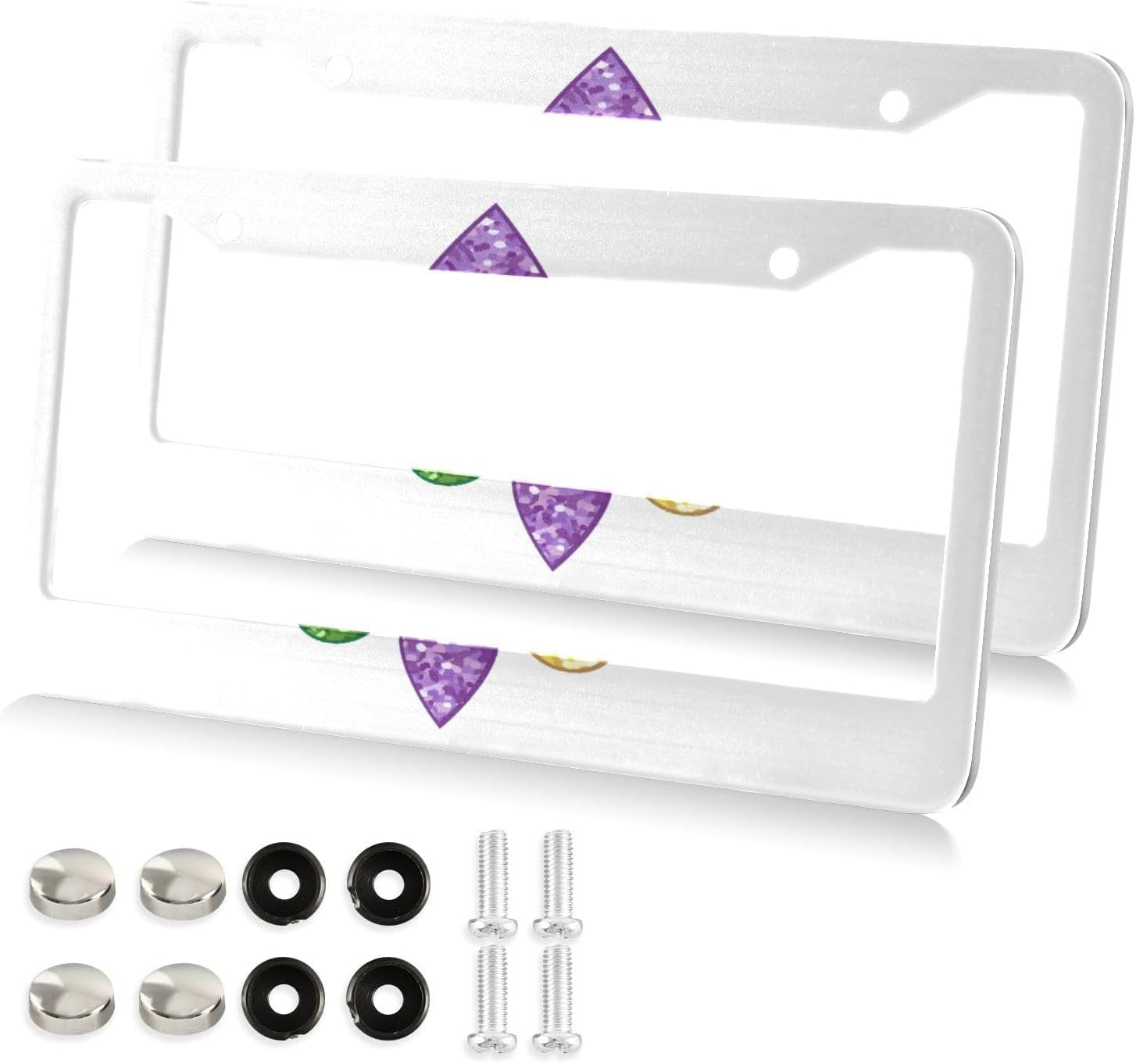 Coolnut Mardi Gras License Plate Frames, Decorative License Plate ...