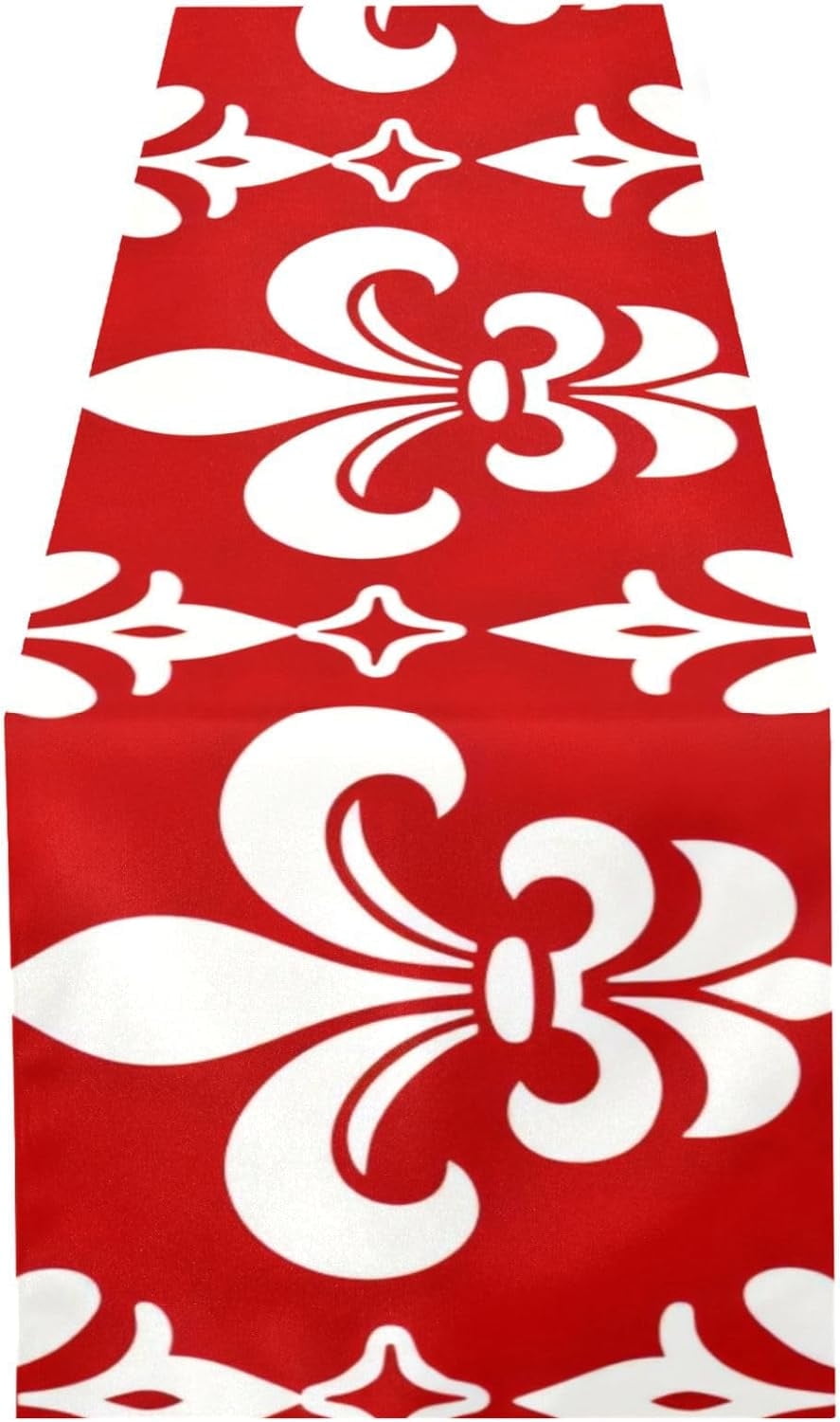 Coolnut Mardi Gras Lily Table Runner 14x108in,Coffee Table Runners ...