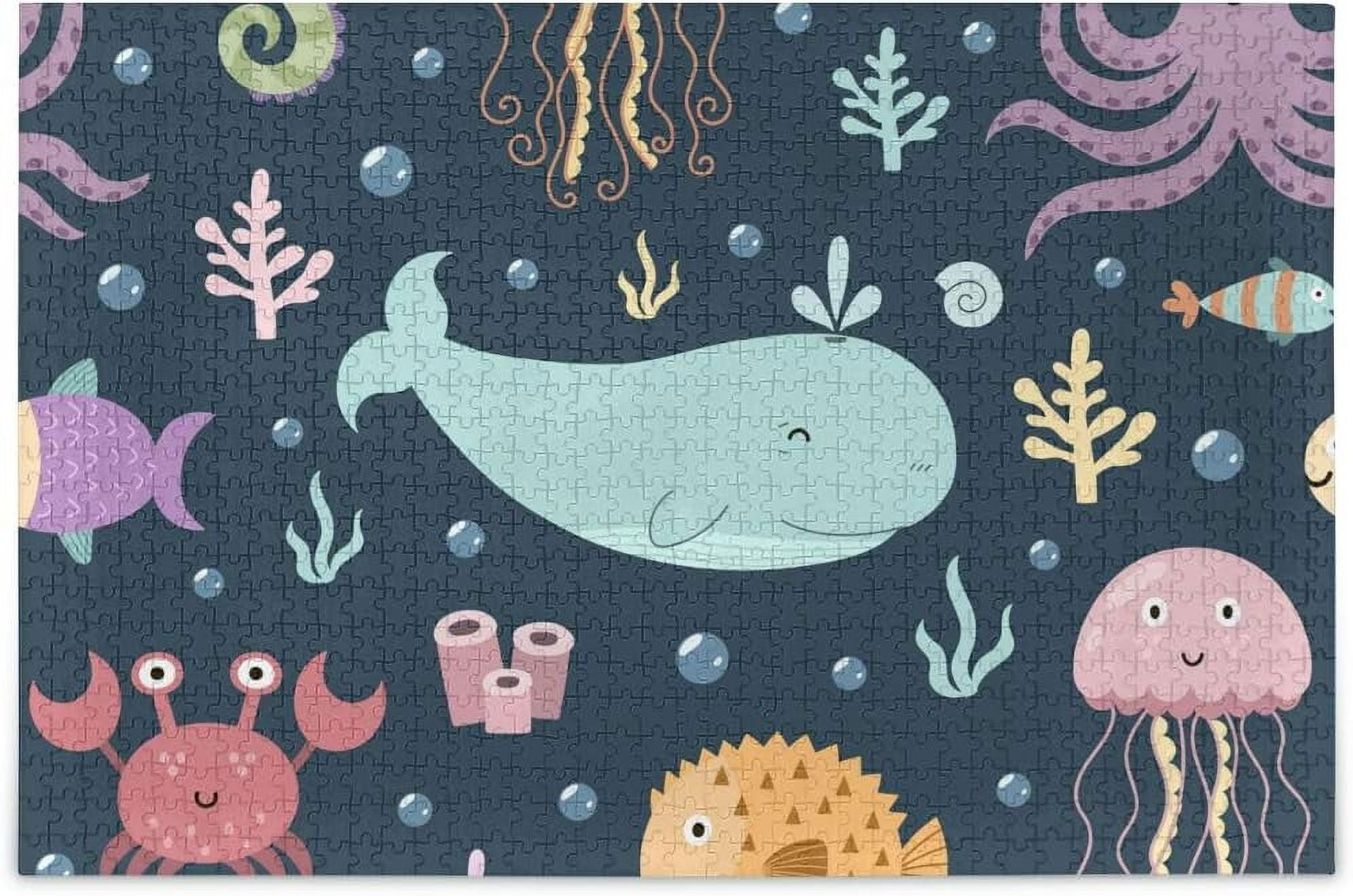 Coolnut Marine Sea Life Whale Octopus Jellyfish Seahorse Seashell Fish ...