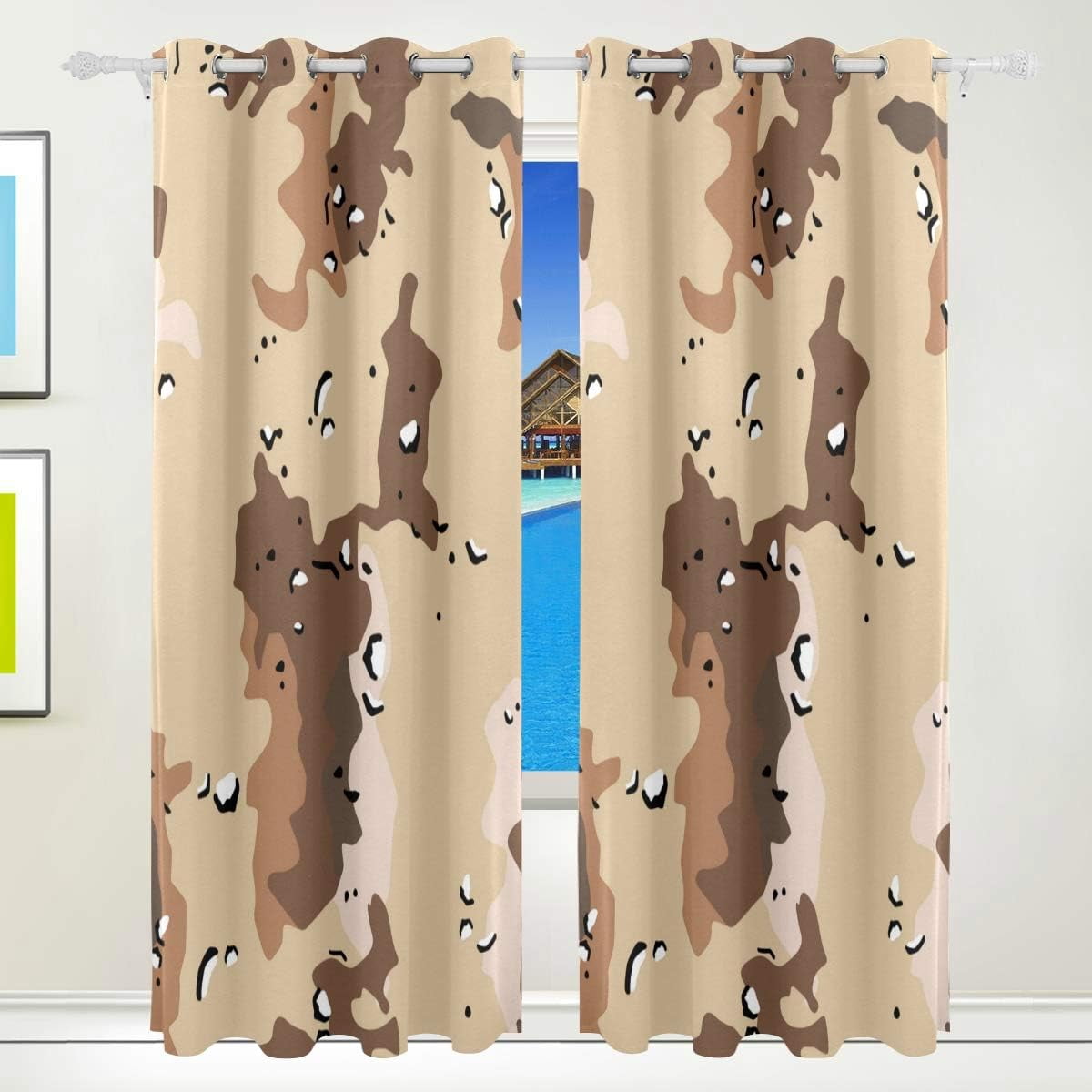 Coolnut Marines Military Camouflage Thermal Insulated Blackout Grommet ...