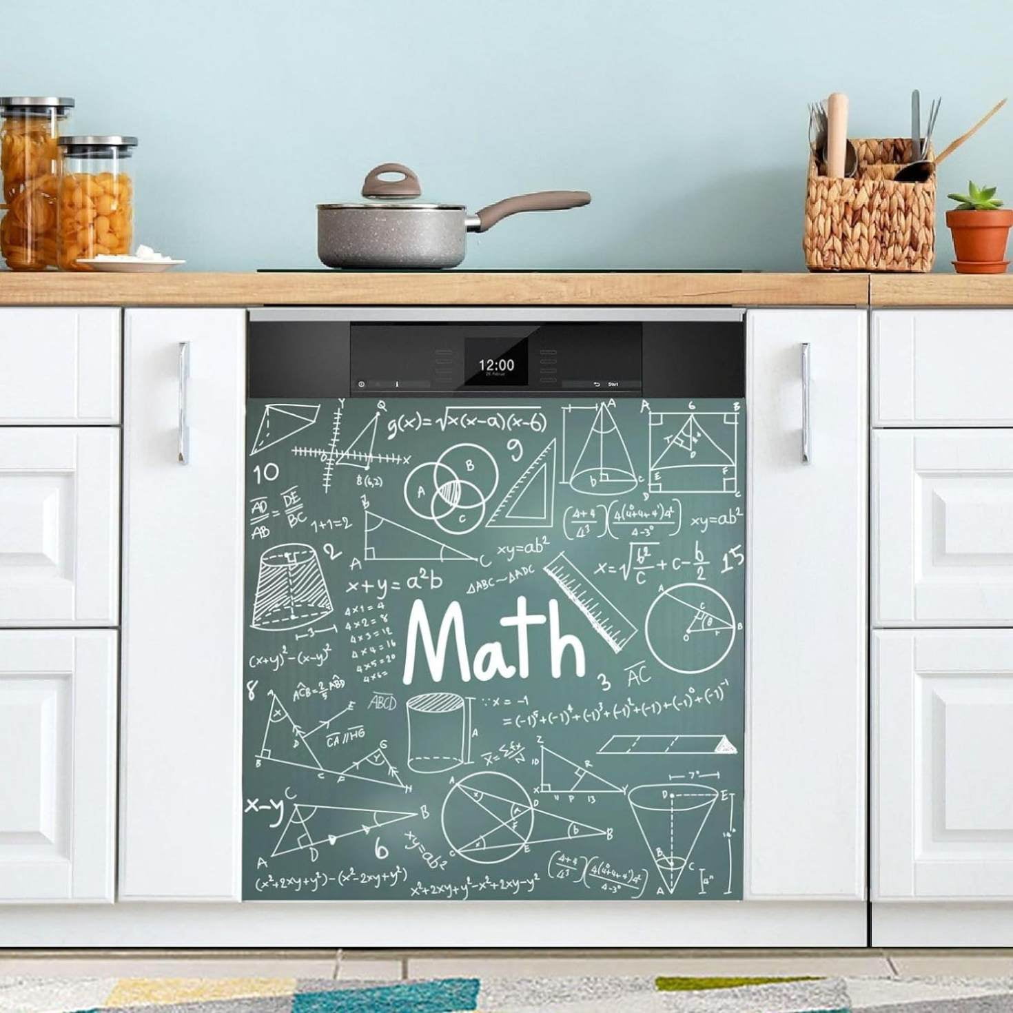 Coolnut Math Formula Equation Doodle Dishwasher Magnet Cover for The ...