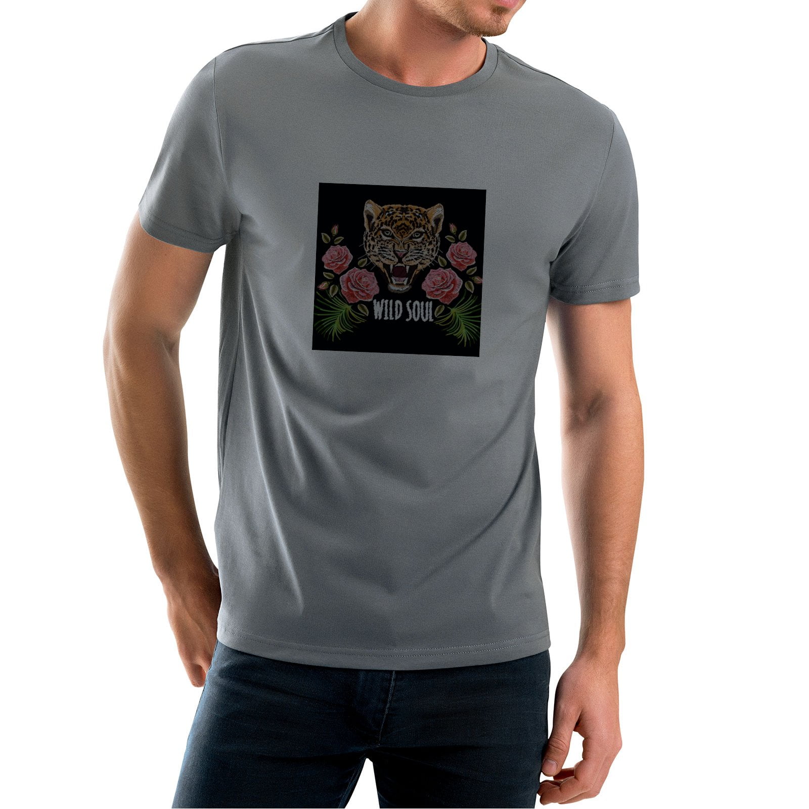 Coolnut Men's T Shirt Odor Protection Short, Colorful Floral With ...