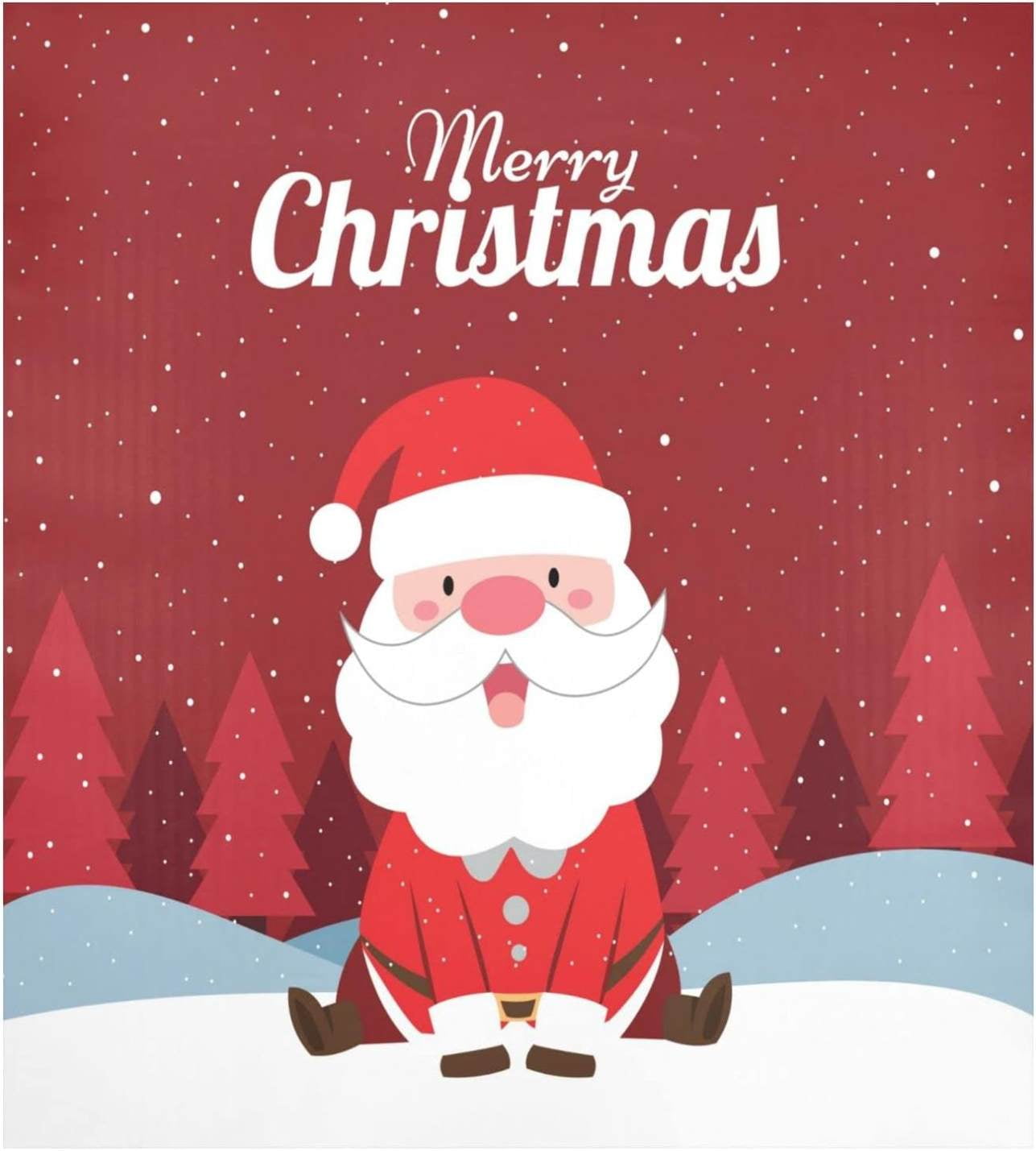 Coolnut Merry Christmas Cute Santa Claus Dishwasher Magnet Cover 23 ...