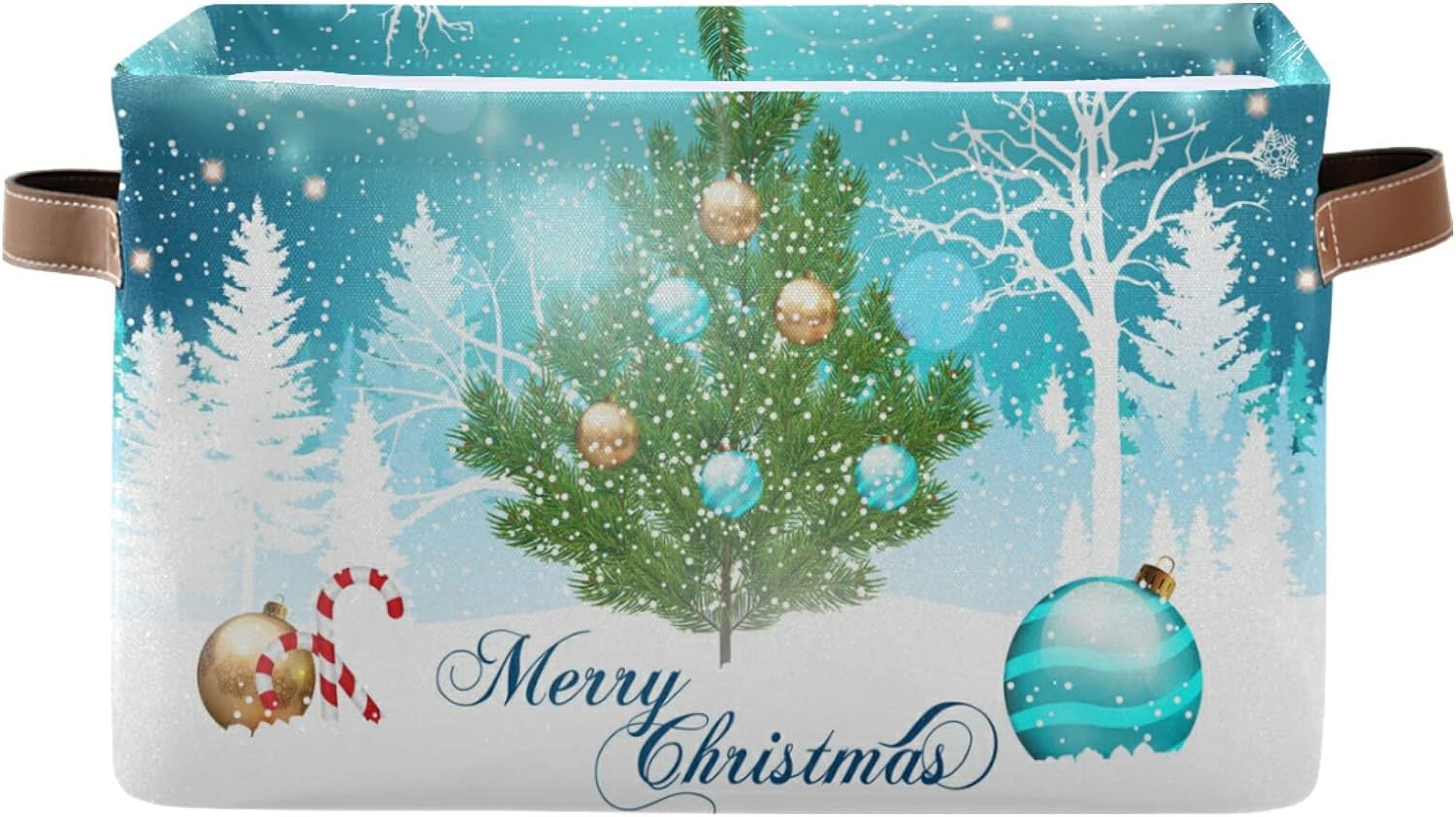 Coolnut Merry Christmas Tree Storage Bin for Toy Storage Basket Dirty ...
