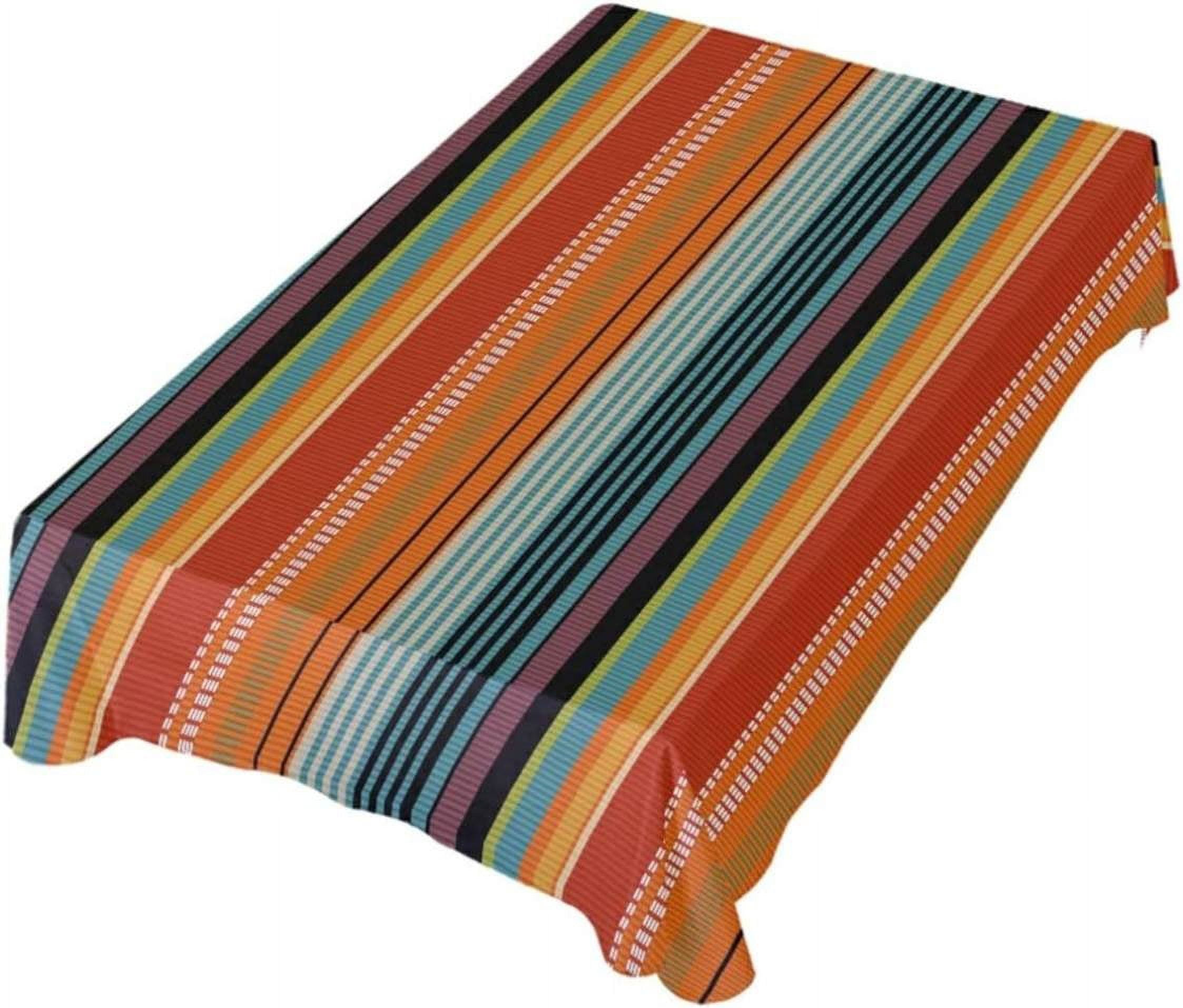 Coolnut Mexican Tablecloth 60"x60", Mexican Serape Blanket for Mexican ...