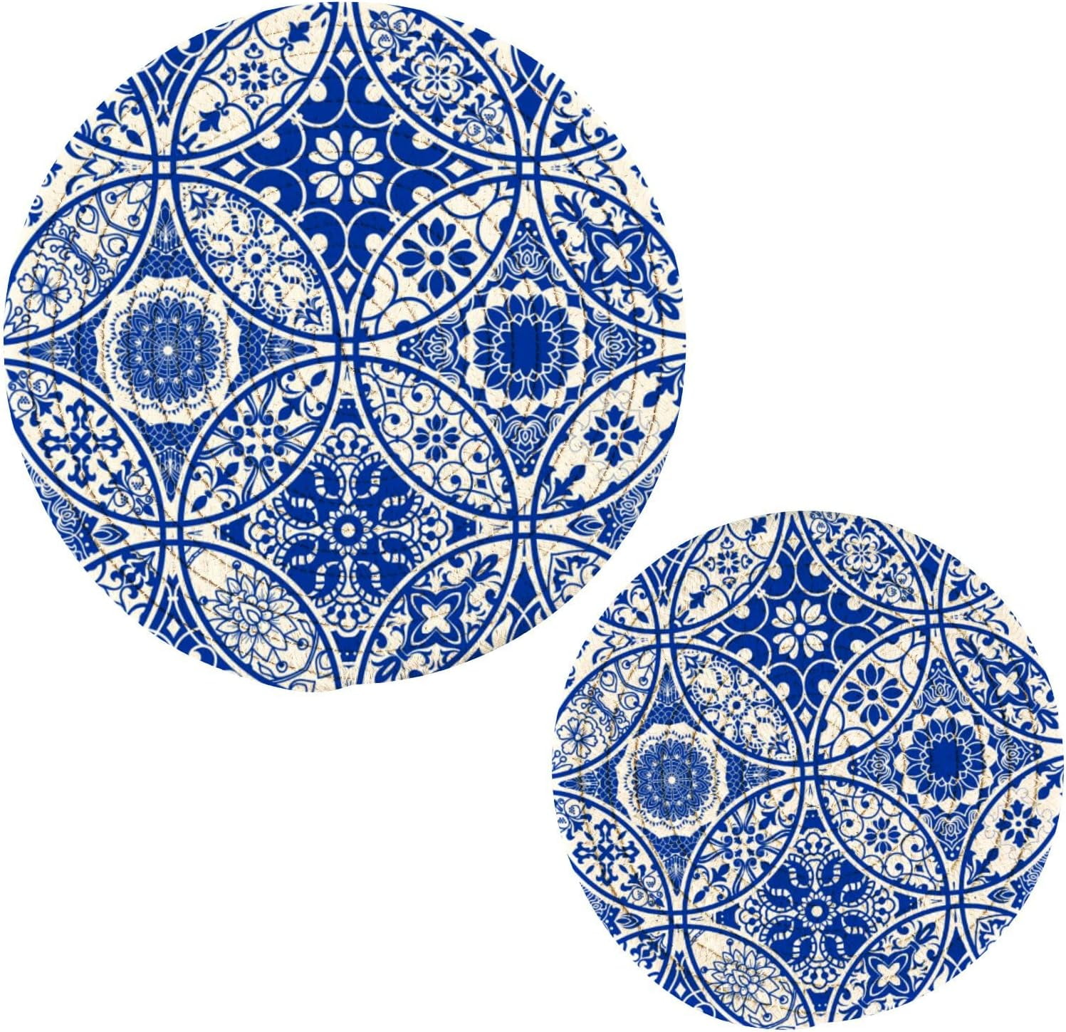 Coolnut Mexican Talavera Ceramic Tile Pattern Potholders Set Trivets ...