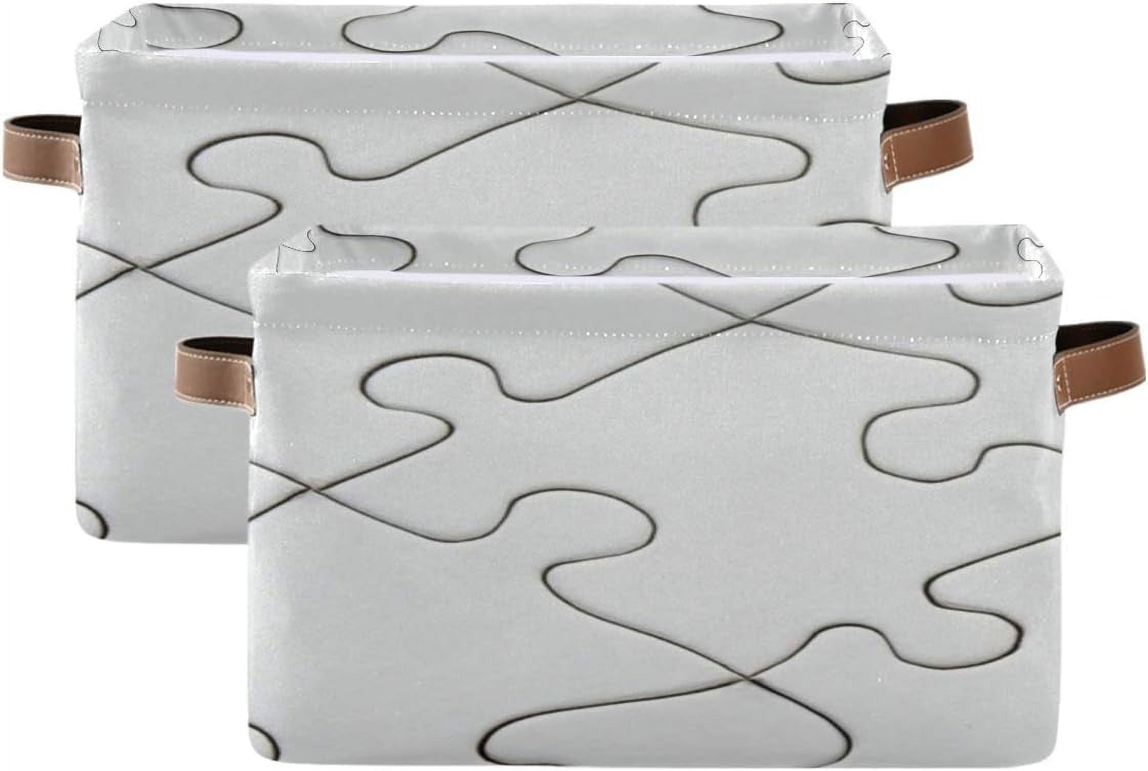 Coolnut Missing Piece of The Puzzle Storage Cube Boxes for Nursery Toys ...