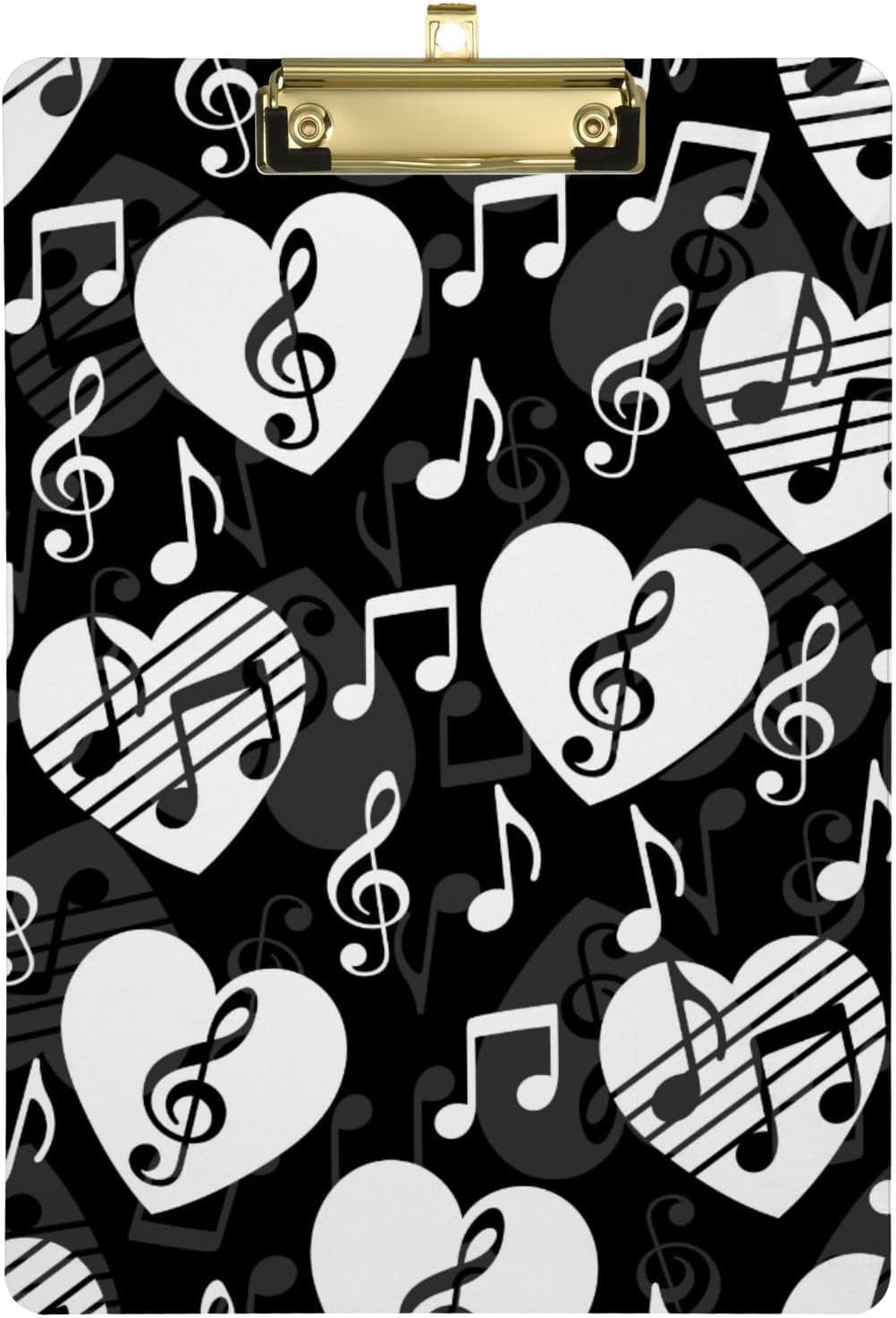 Coolnut Musical Note Clipboard, Acrylic Standard A4 Letter Size Clip ...