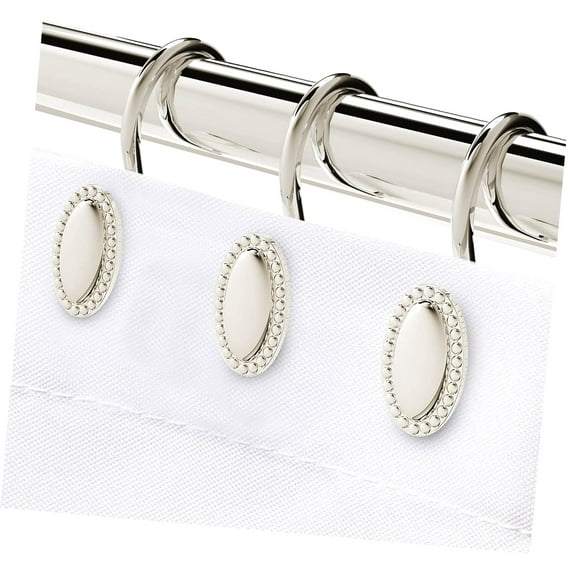 Coolnut Nickel Shower Curtain , Rust-Proof Shower Curtain for Bathroom ...