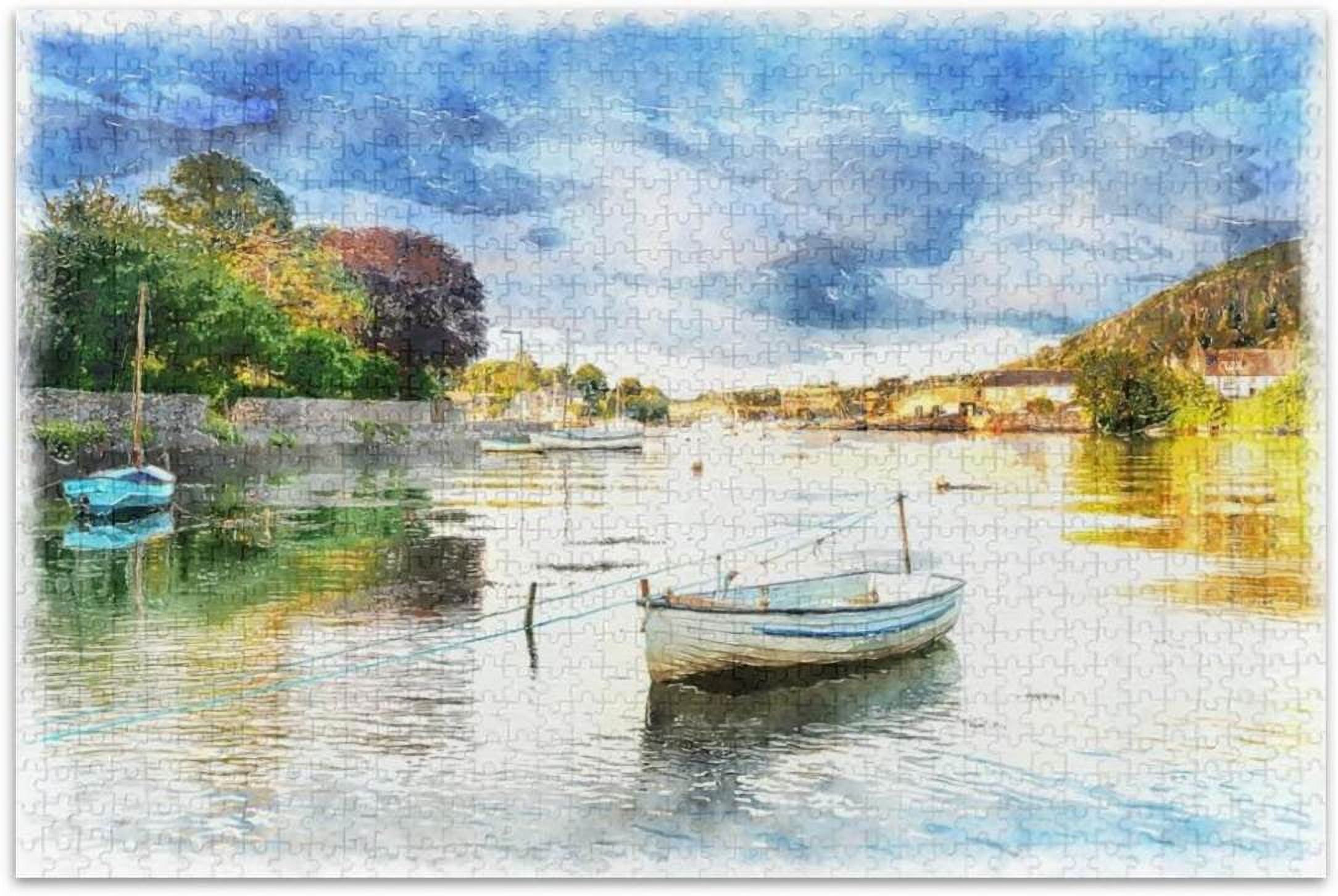 Coolnut Oil Painting Jigsaw Puzzles 1000 Piece for Adults Large Puzzle ...
