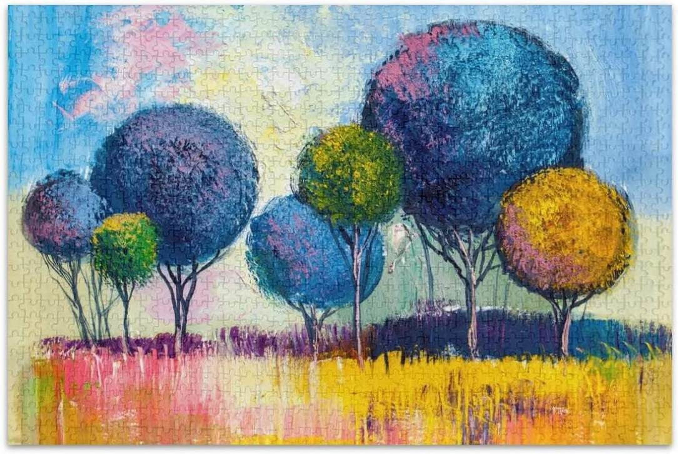 Coolnut Oil Painting Jigsaw Puzzles 1000 Piece for Adults Large Puzzle ...