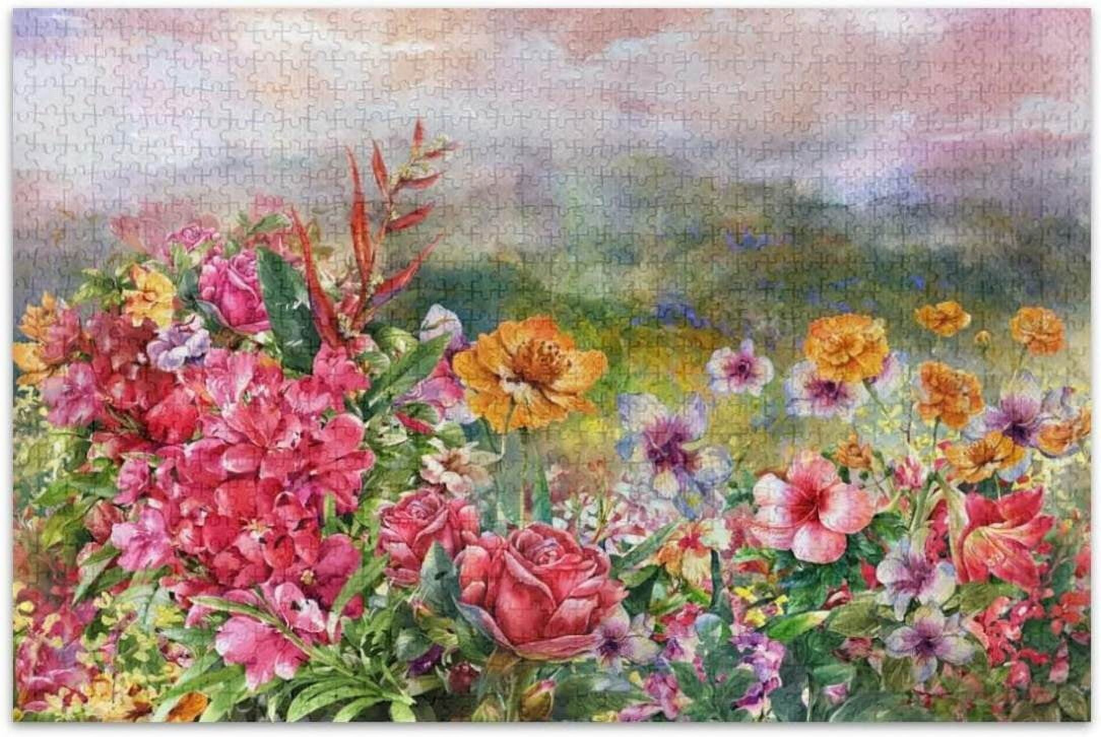 Coolnut Oil Painting Jigsaw Puzzles 1000 Piece for Adults Large Puzzle ...