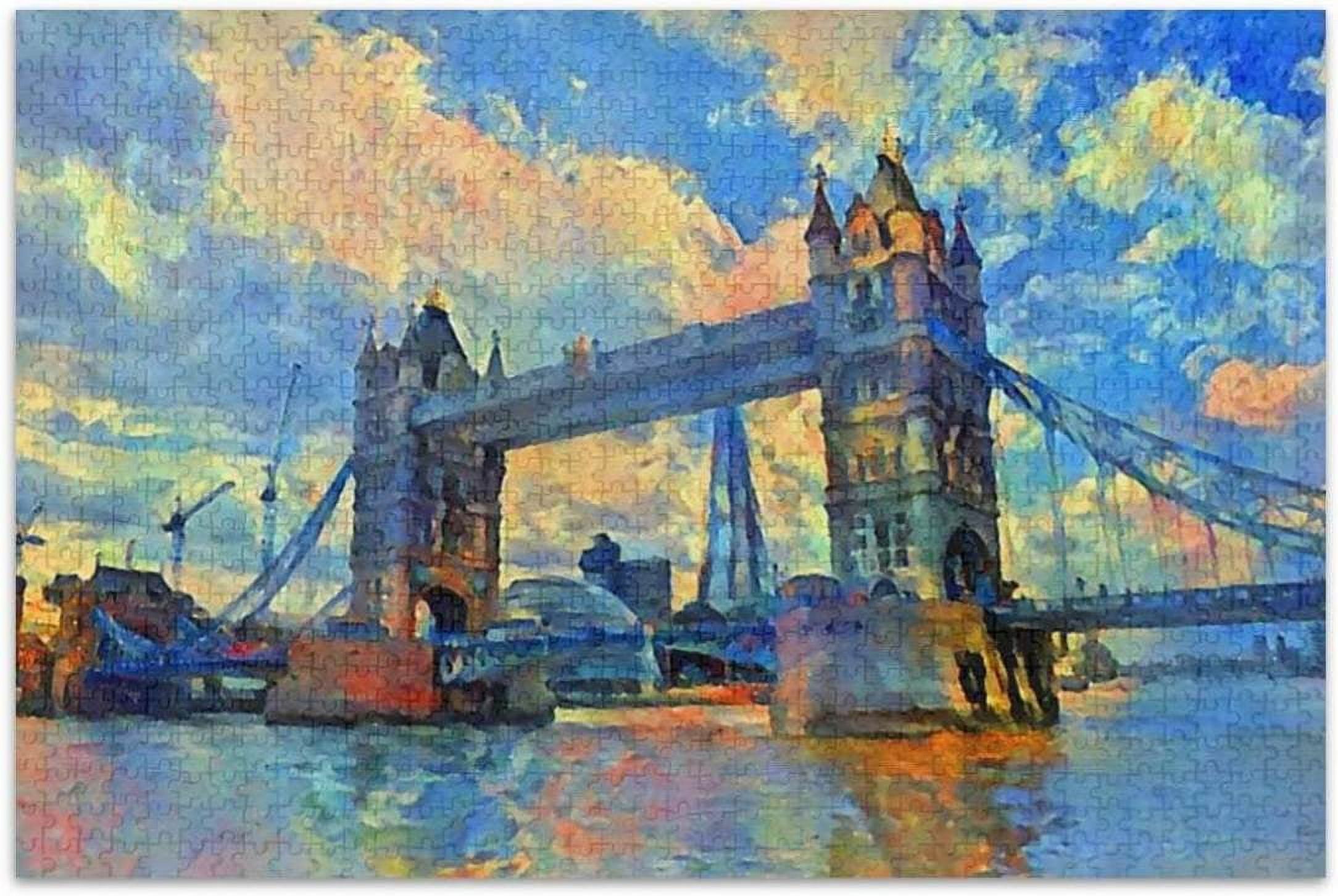 Coolnut Oil Painting Jigsaw Puzzles 1000 Piece for Adults Large Puzzle ...